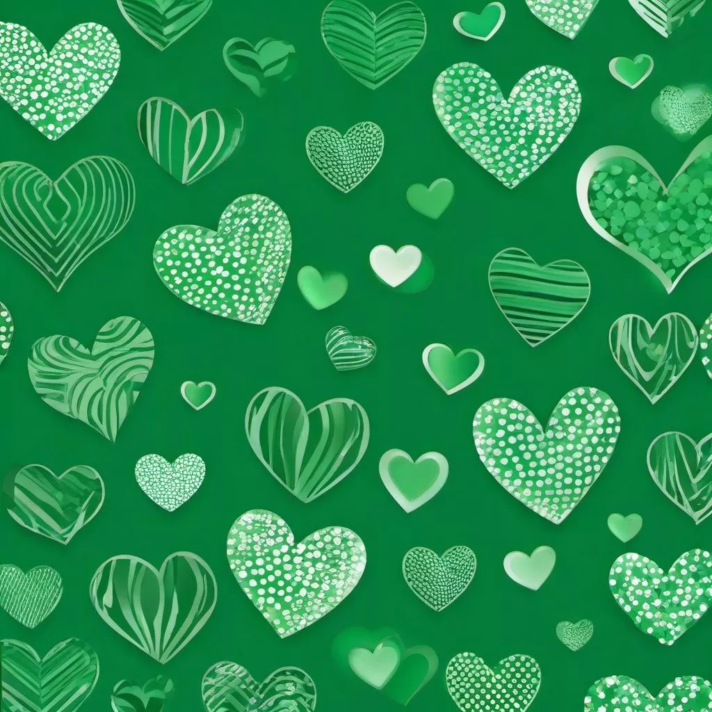 Pink And Green Heart Wallpapers - Wallpaper Cave