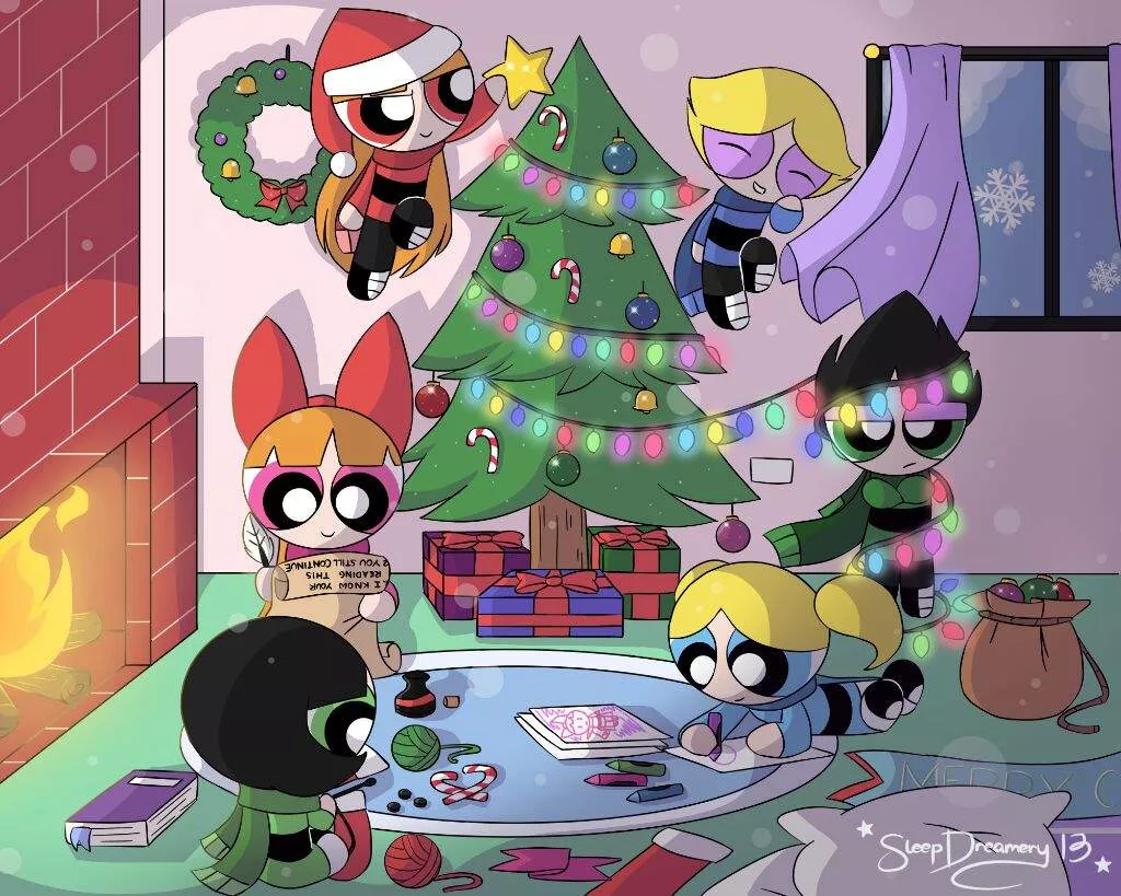 The Powerpuff Girls Christmas Wallpapers - Wallpaper Cave
