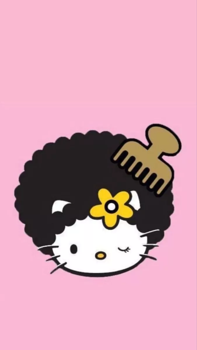 Hello Kitty With Hair Wallpapers - Wallpaper Cave