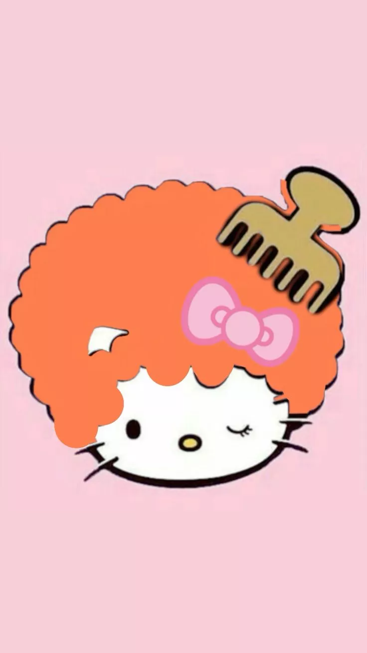 Hello Kitty With Hair Wallpapers - Wallpaper Cave