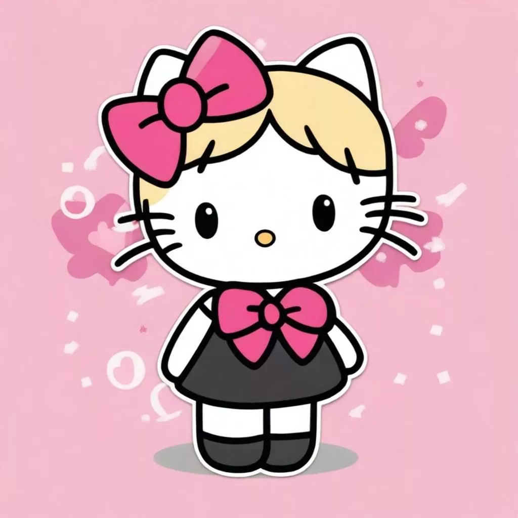 Hello Kitty With Hair Wallpapers - Wallpaper Cave