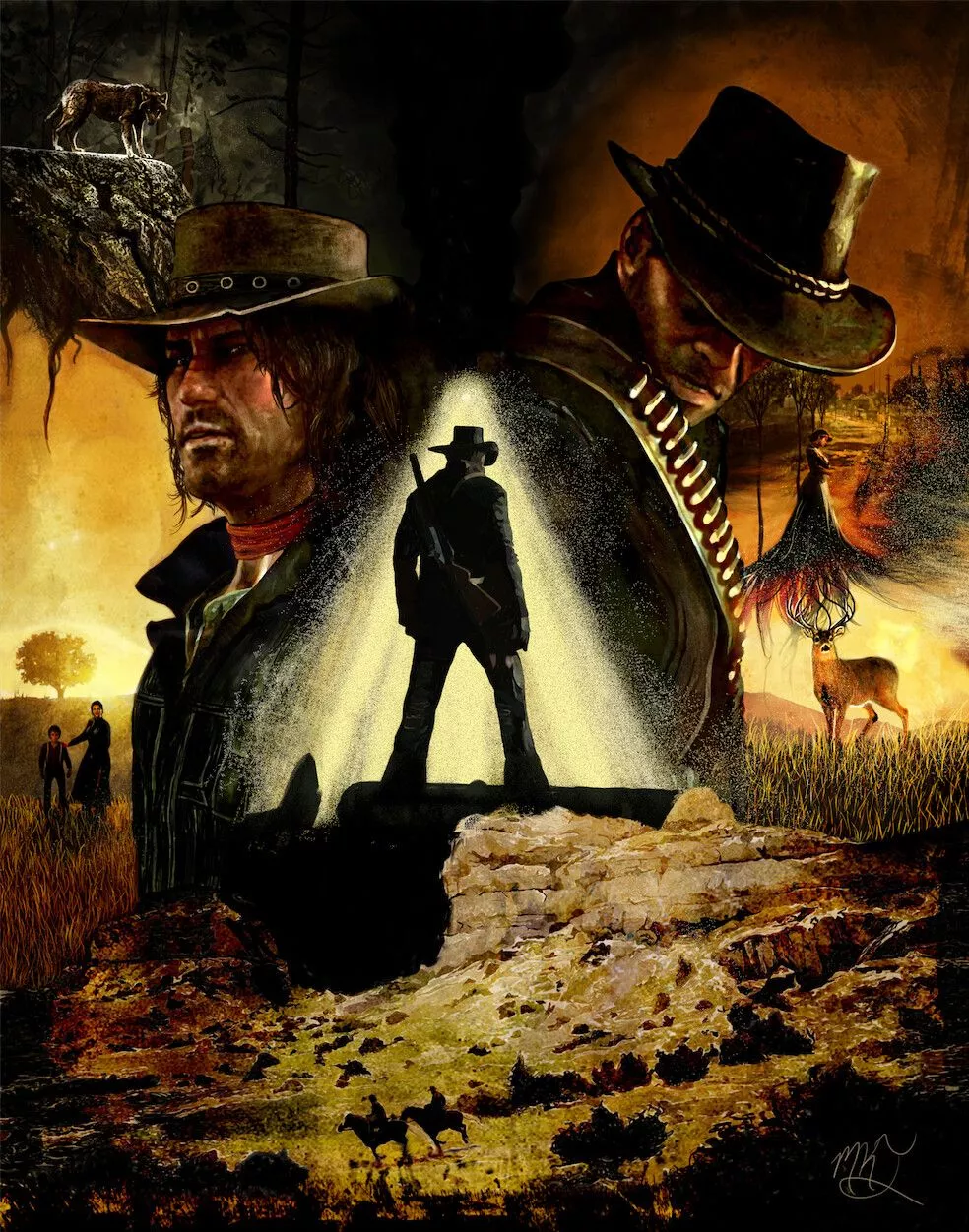 Arthur Morgan And John Marston Wallpapers - Wallpaper Cave