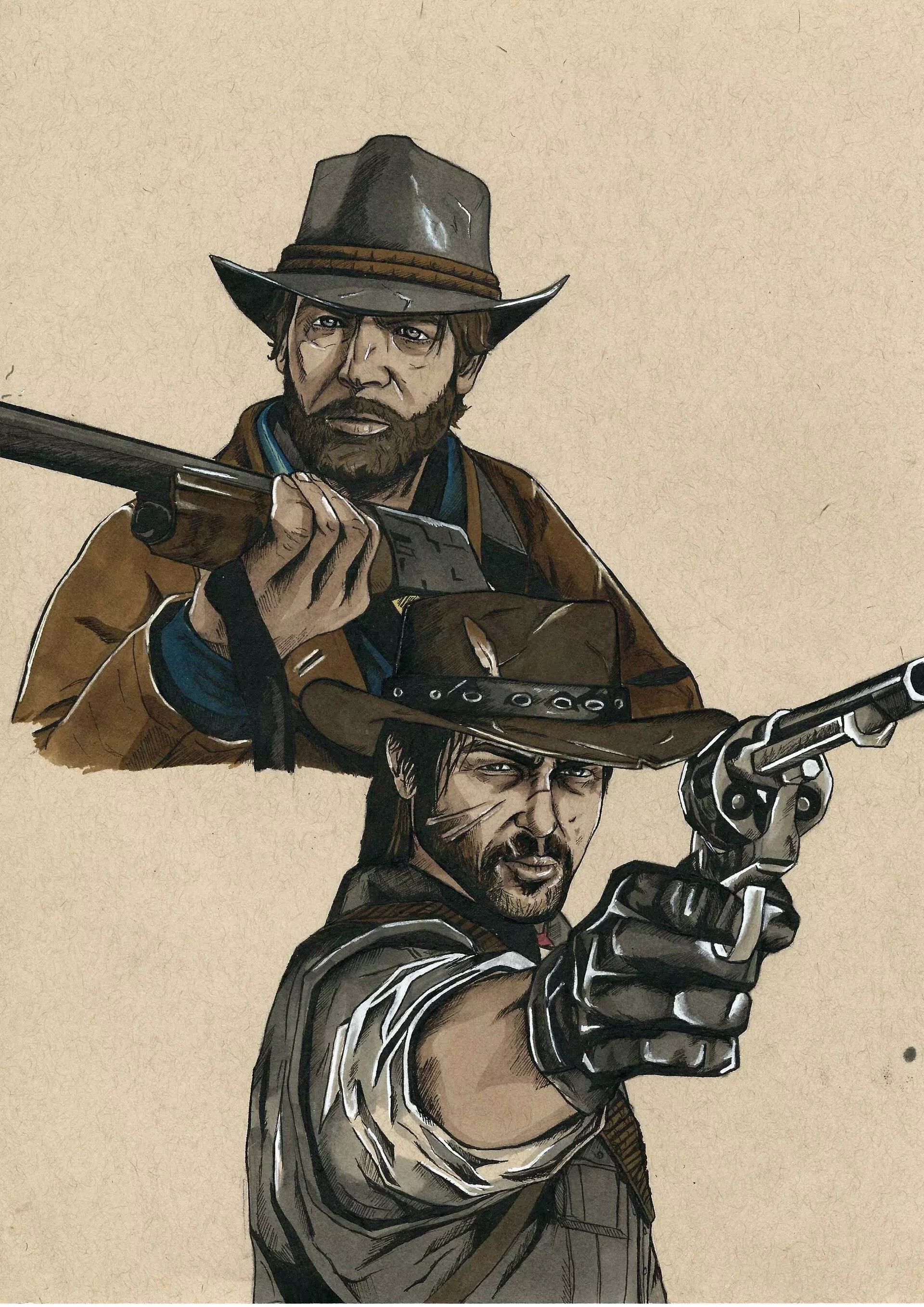 Arthur Morgan And John Marston Wallpapers - Wallpaper Cave