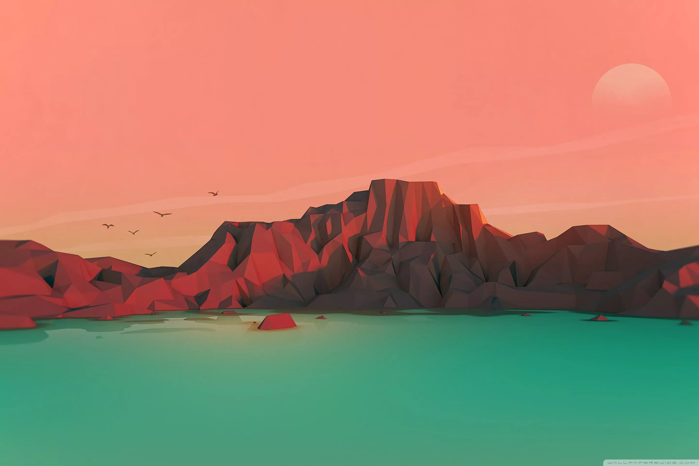 4k Poly Wallpapers - Wallpaper Cave