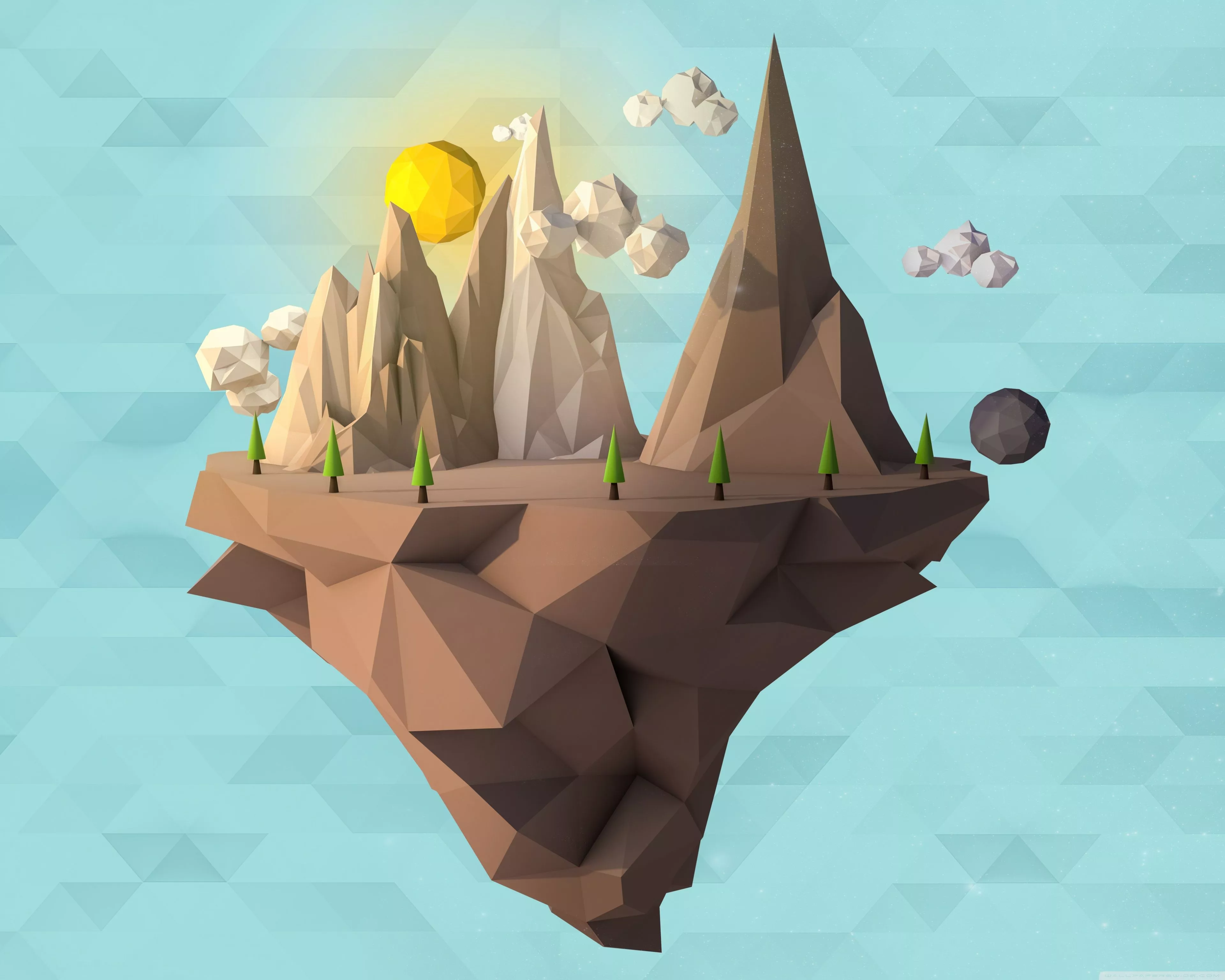 4k Poly Wallpapers - Wallpaper Cave