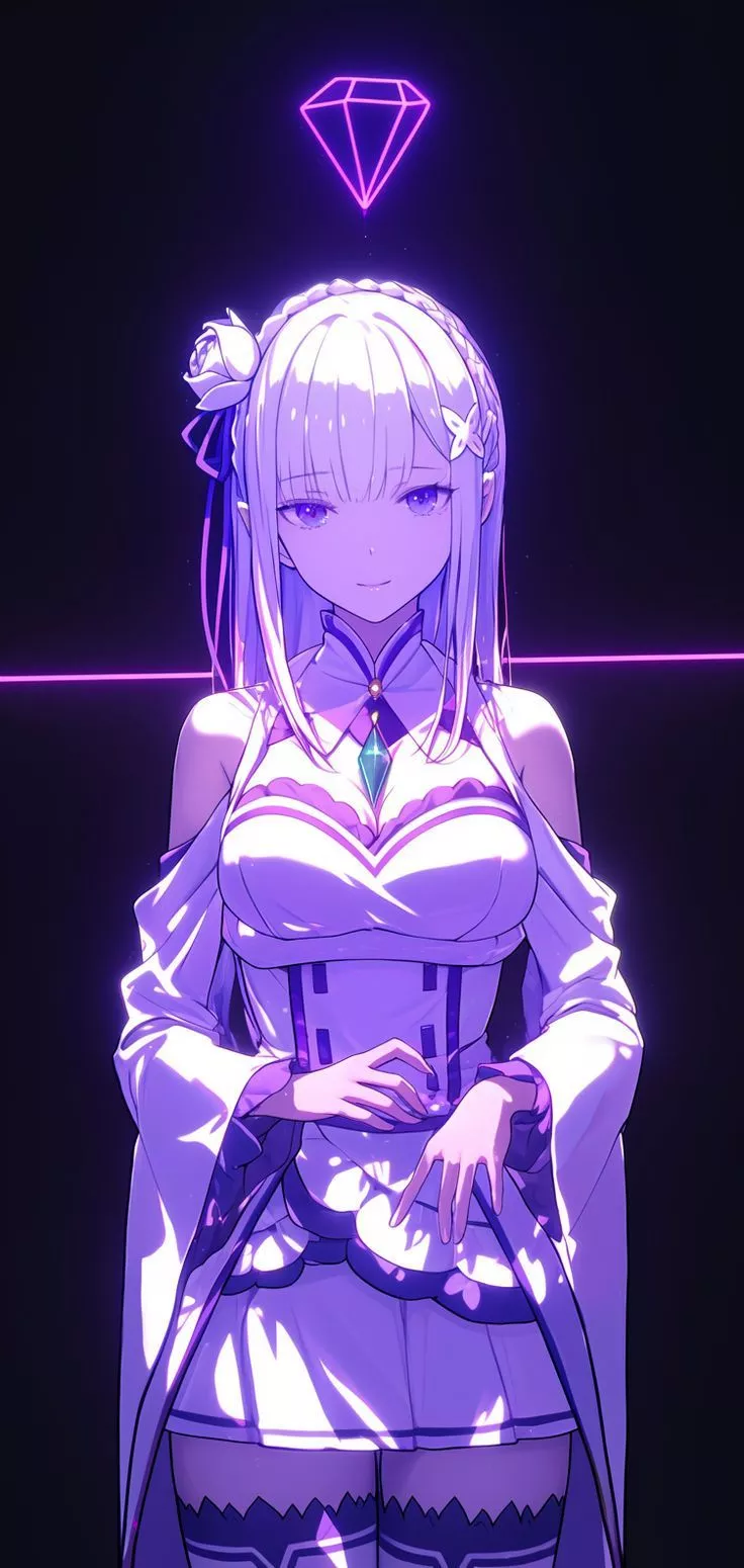 Emilia Re:Zero Phone Wallpapers - Wallpaper Cave