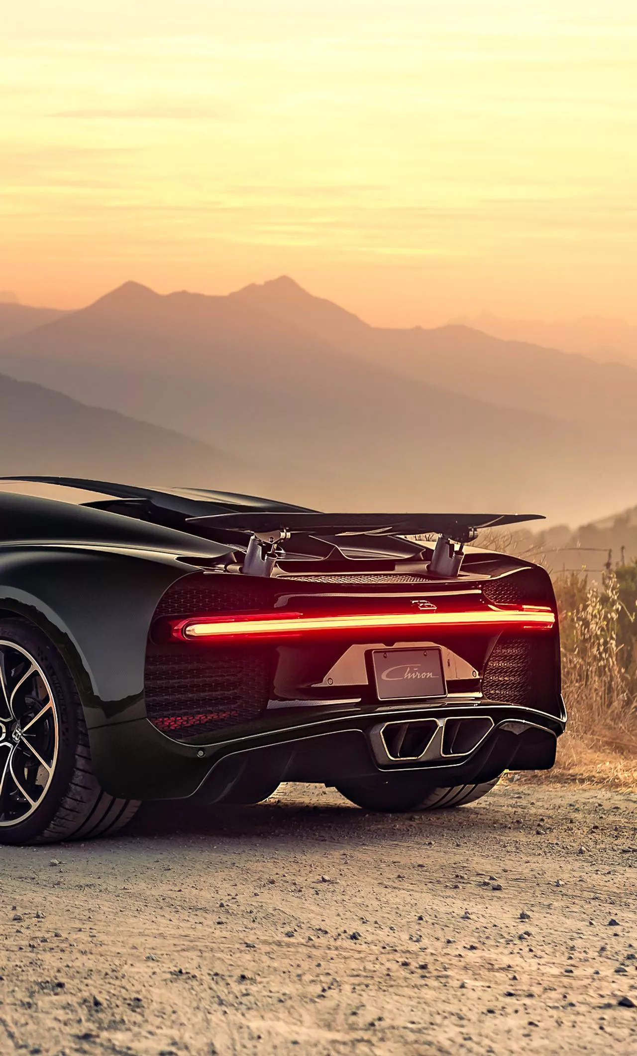 Bugatti Chiron Rear Wallpapers - Wallpaper Cave