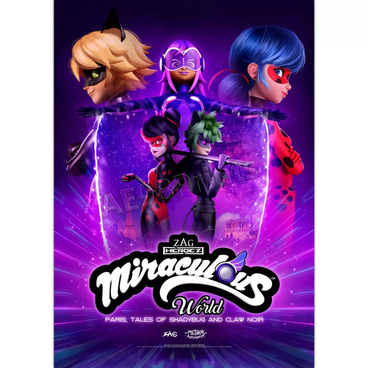 Miraculous World: Paris Tales Of Shadybug And Claw Noir Wallpapers ...