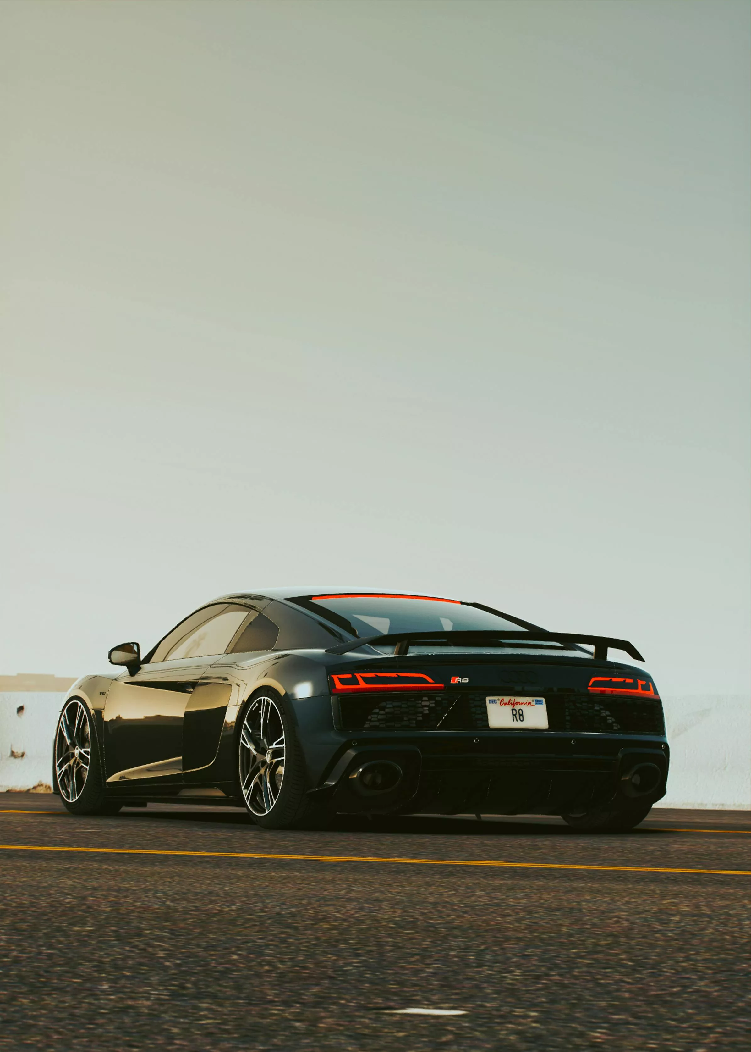 Audi R8 Rear Wallpapers - Wallpaper Cave