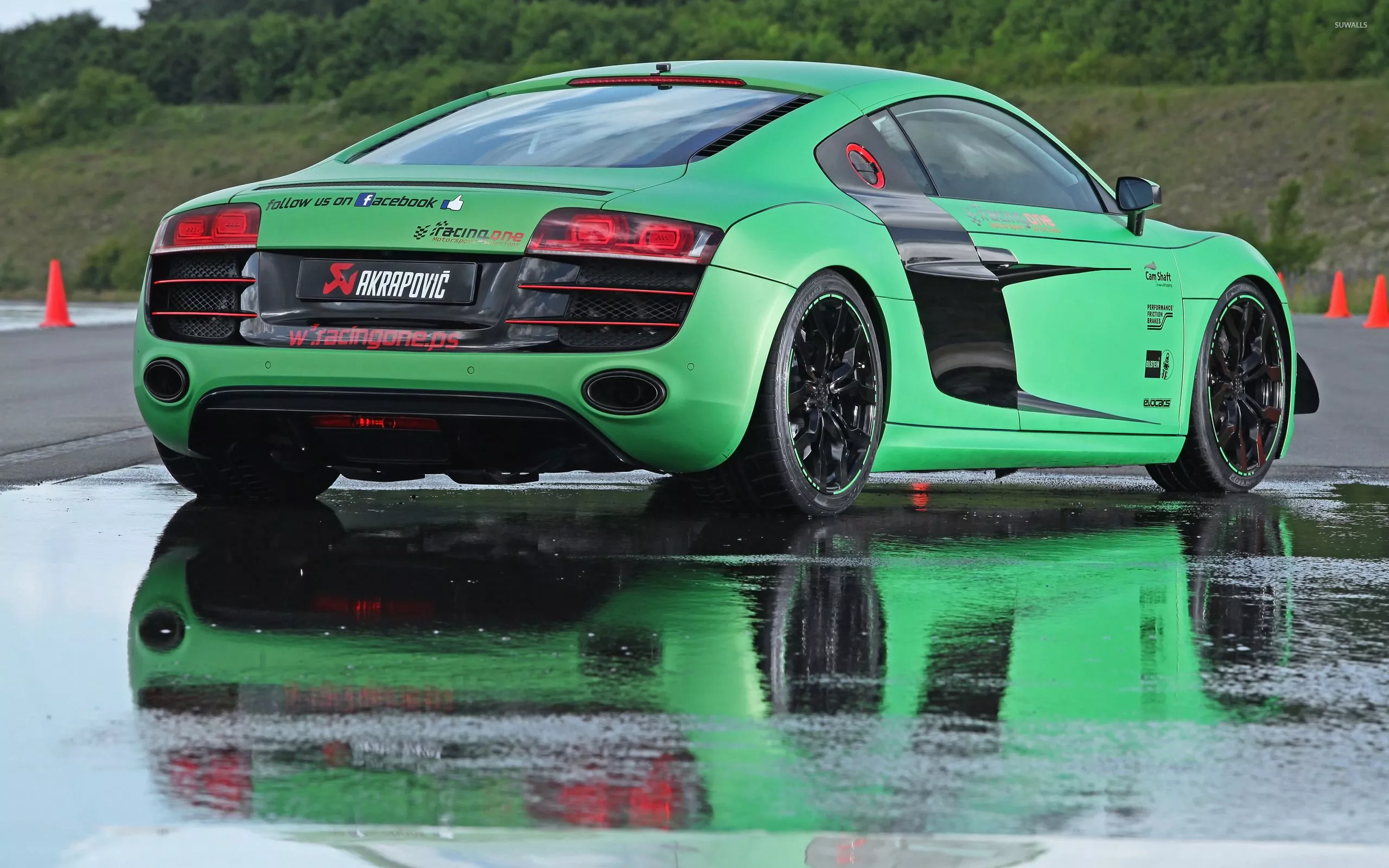 Audi R8 Rear Wallpapers - Wallpaper Cave