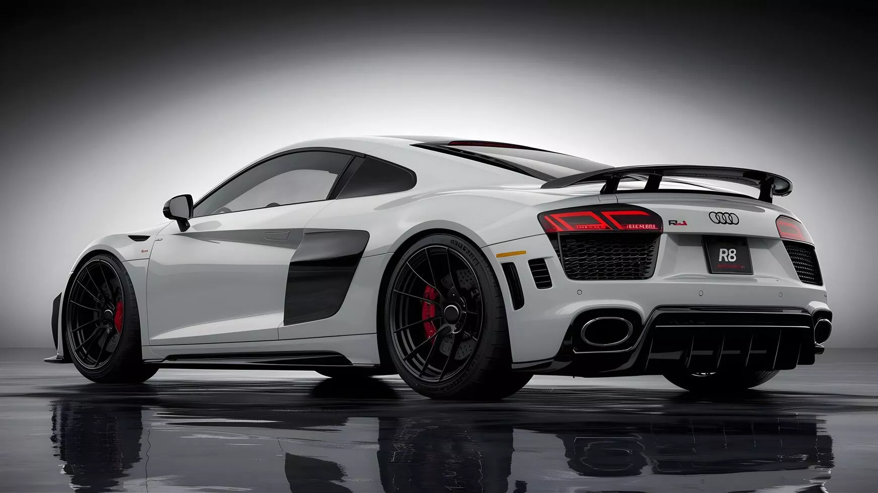 Audi R8 Rear Wallpapers - Wallpaper Cave