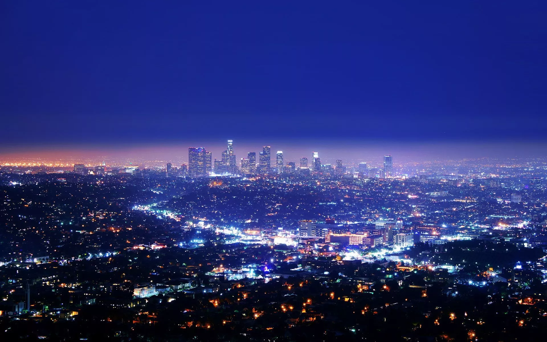 Los Angeles At Night Wallpapers - Wallpaper Cave