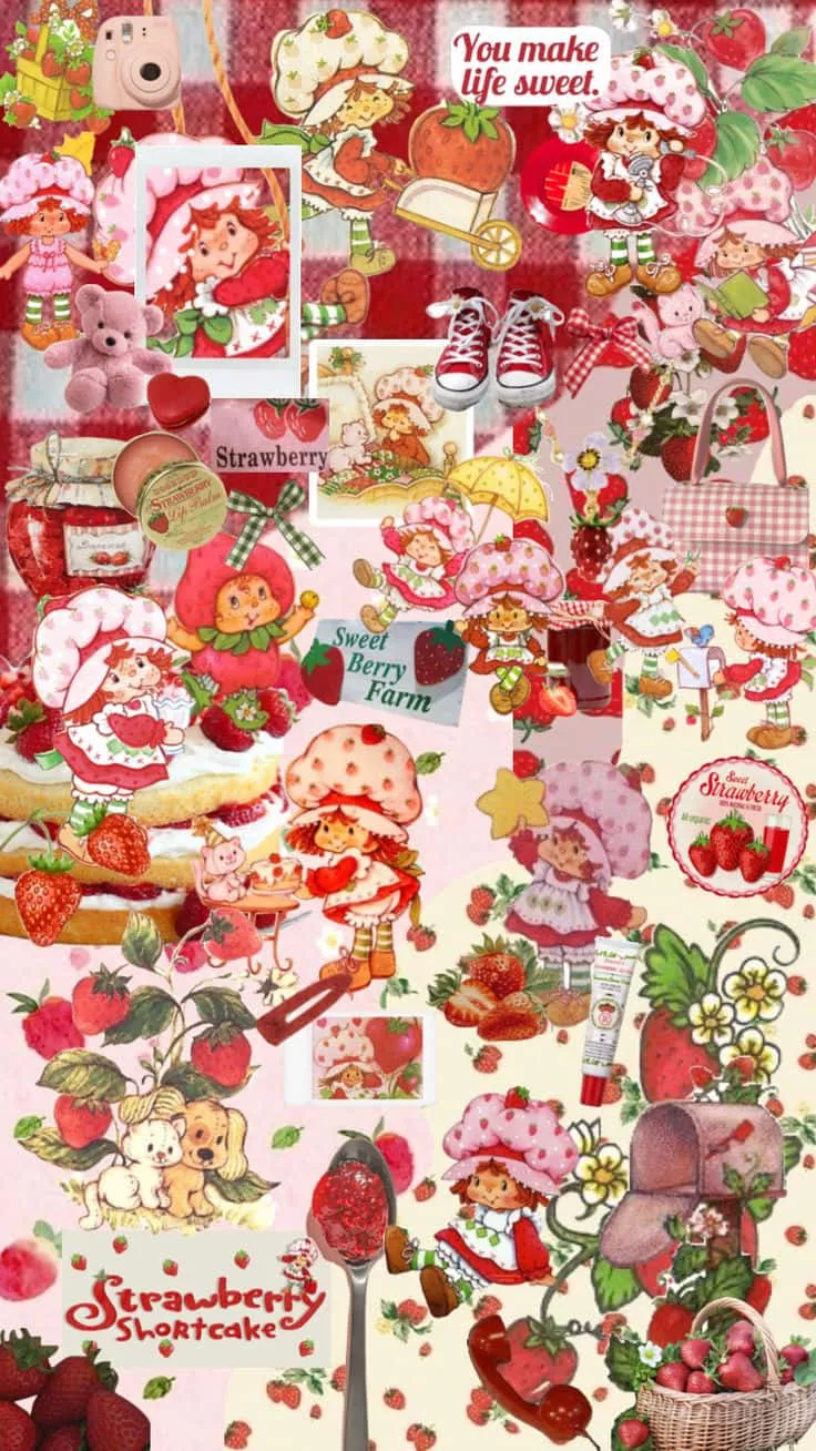 Strawberry Shortcake Aesthetic Wallpapers - Wallpaper Cave