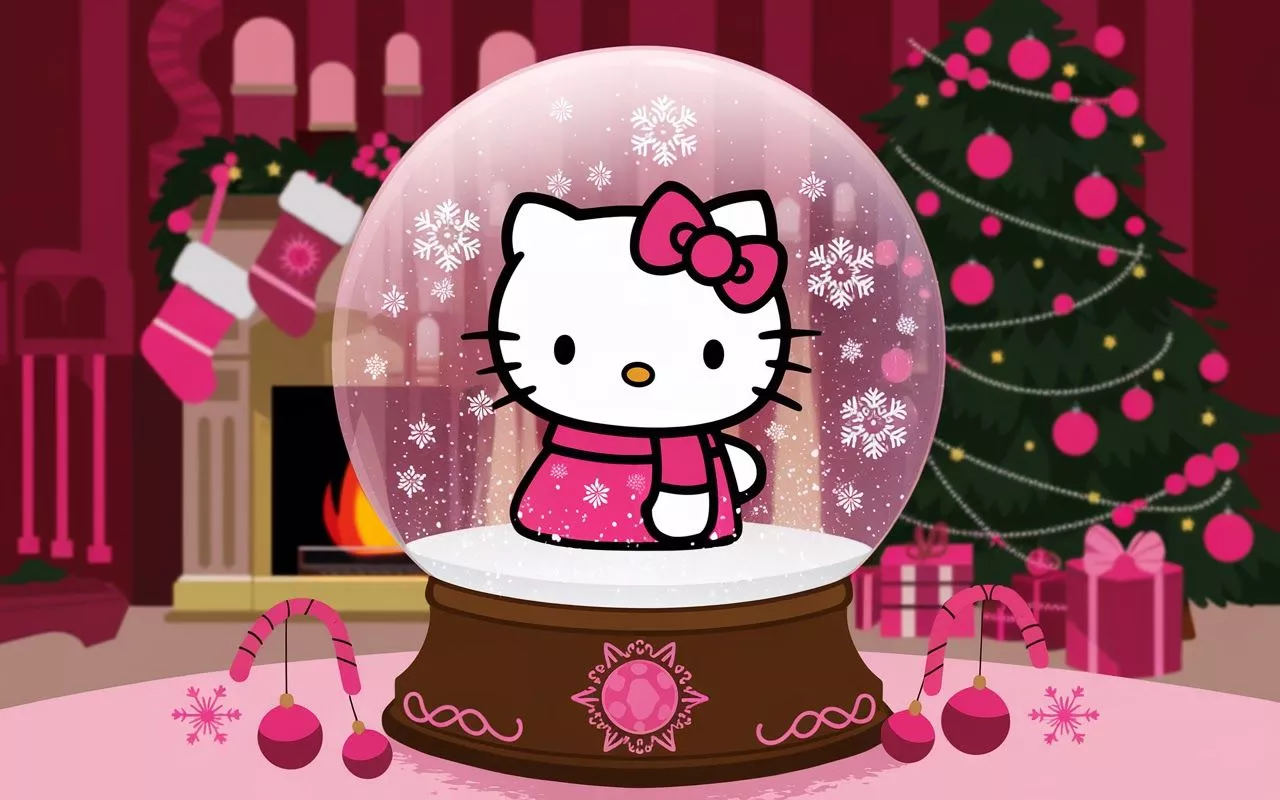 Hello Kitty Christmas Tree Wallpapers - Wallpaper Cave