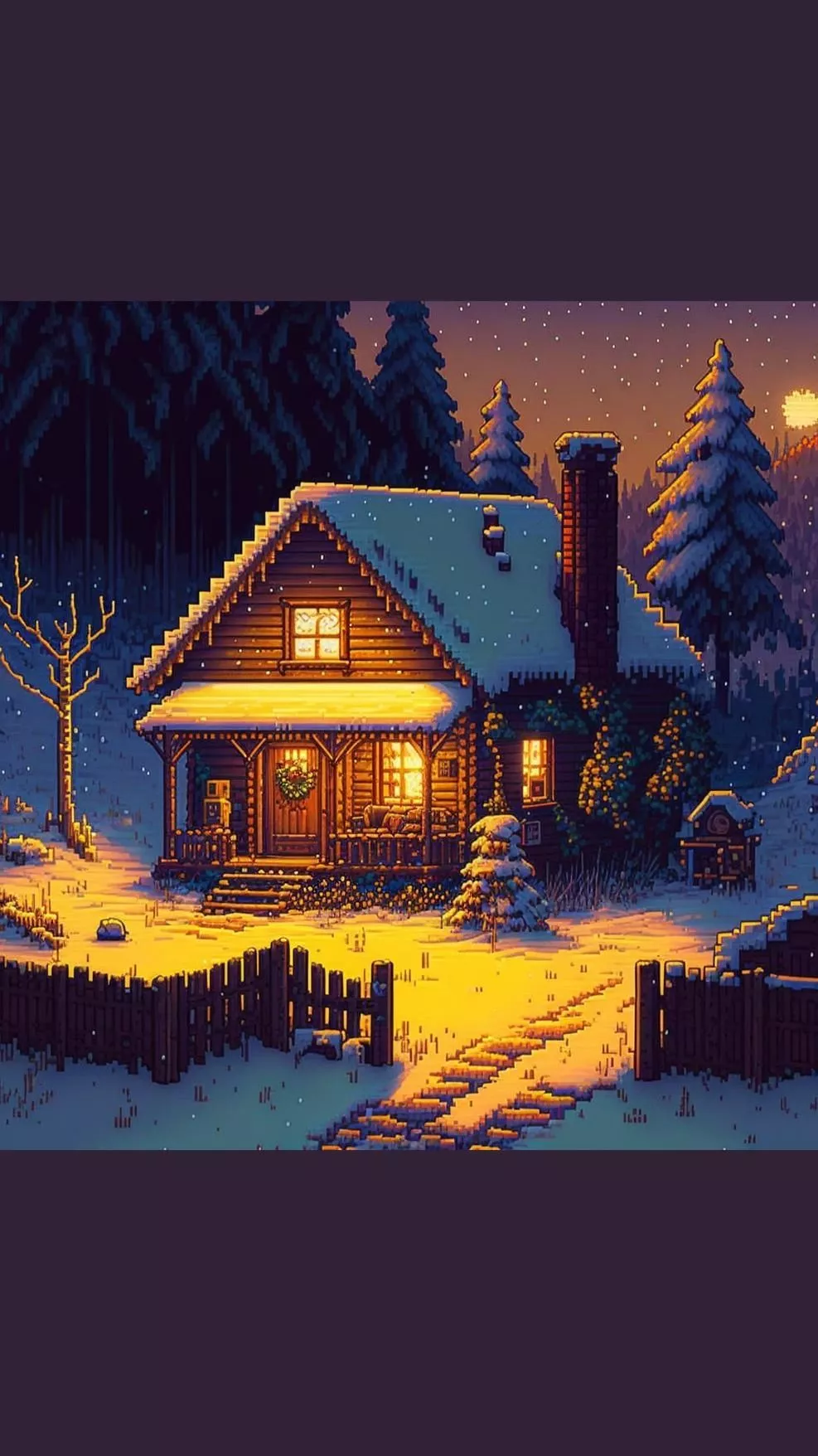 Winter Pixel Art Phone Wallpapers - Wallpaper Cave