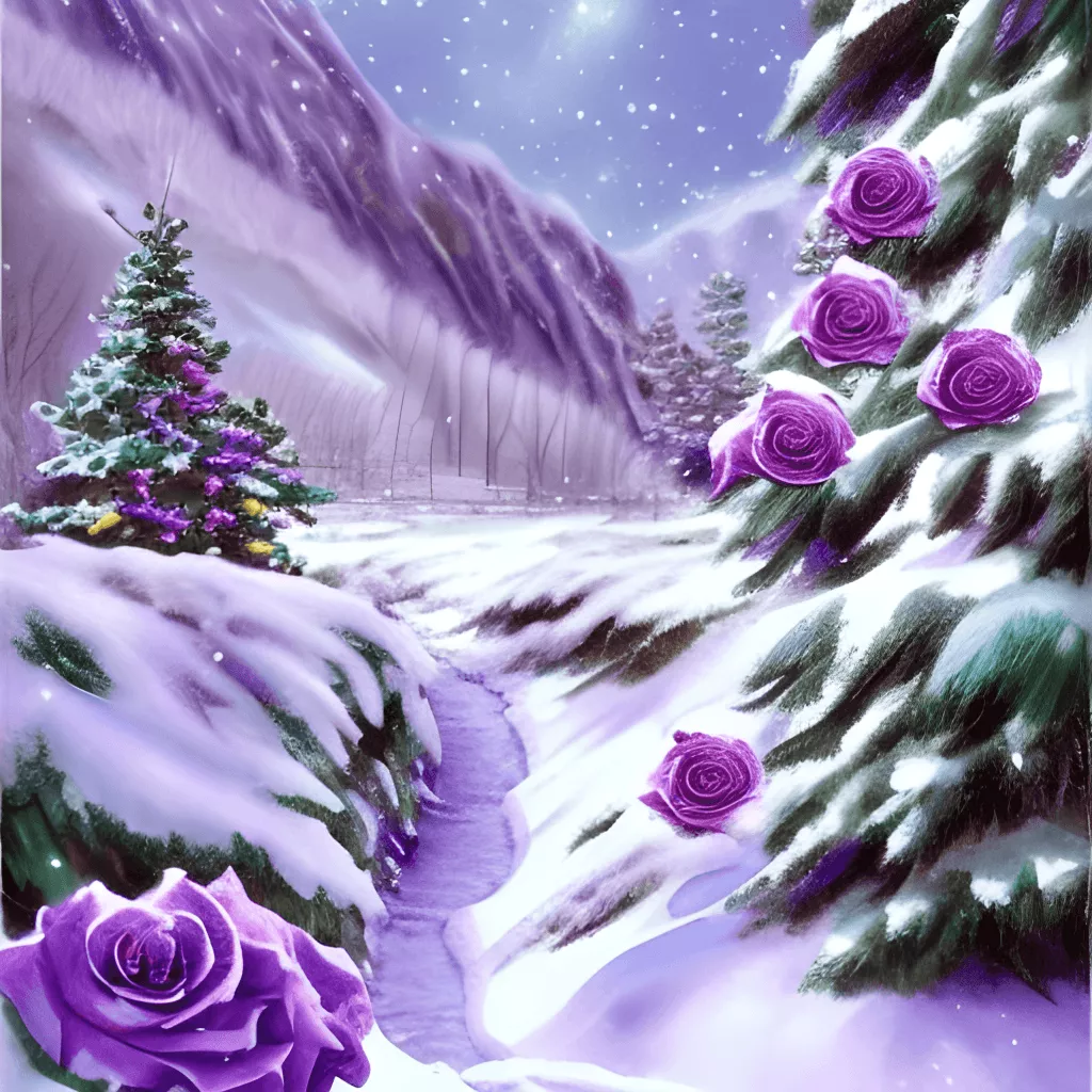 Purple Winter Landscape Wallpapers - Wallpaper Cave