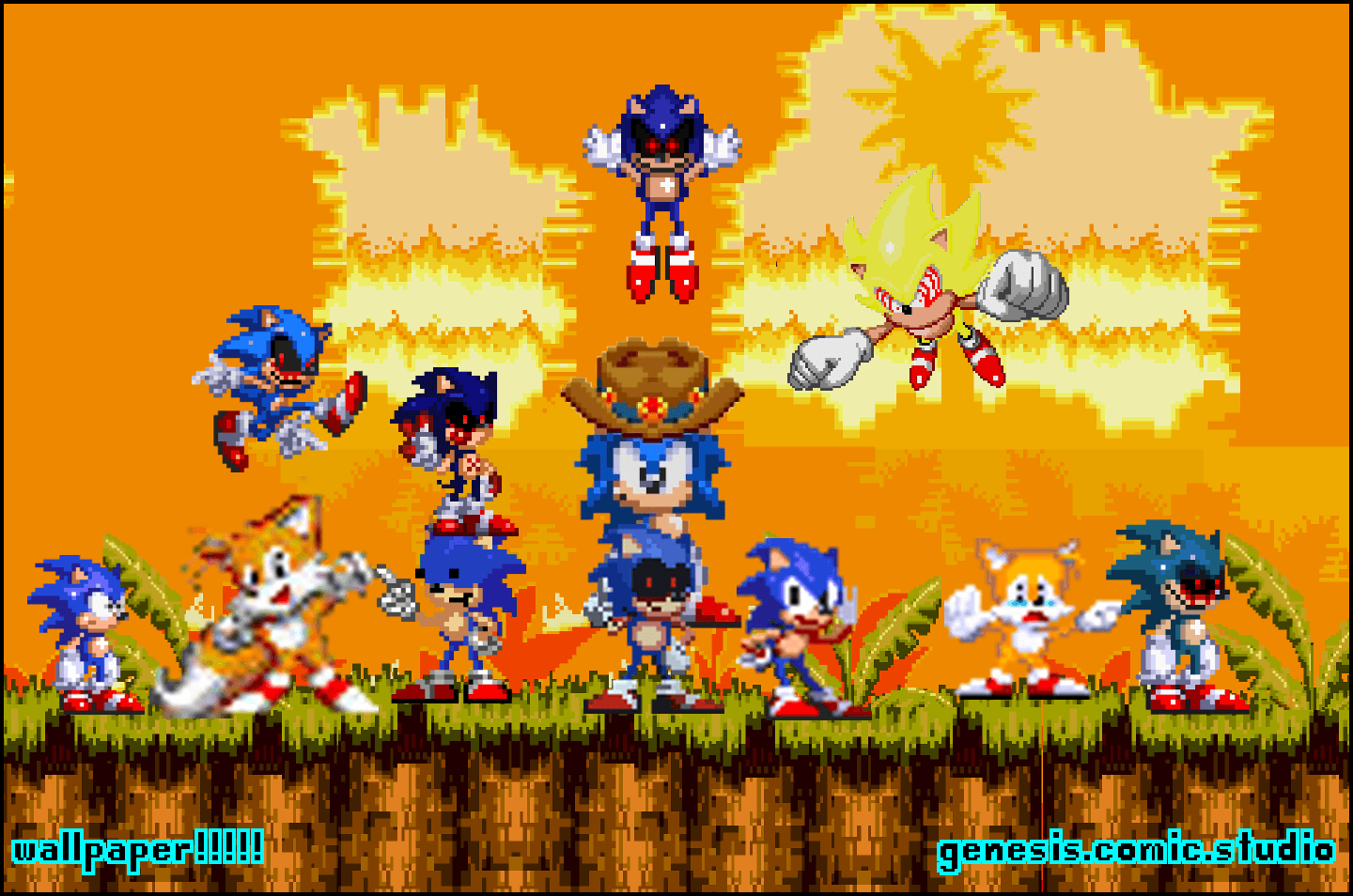 Drippy Sonic Wallpapers - Wallpaper Cave