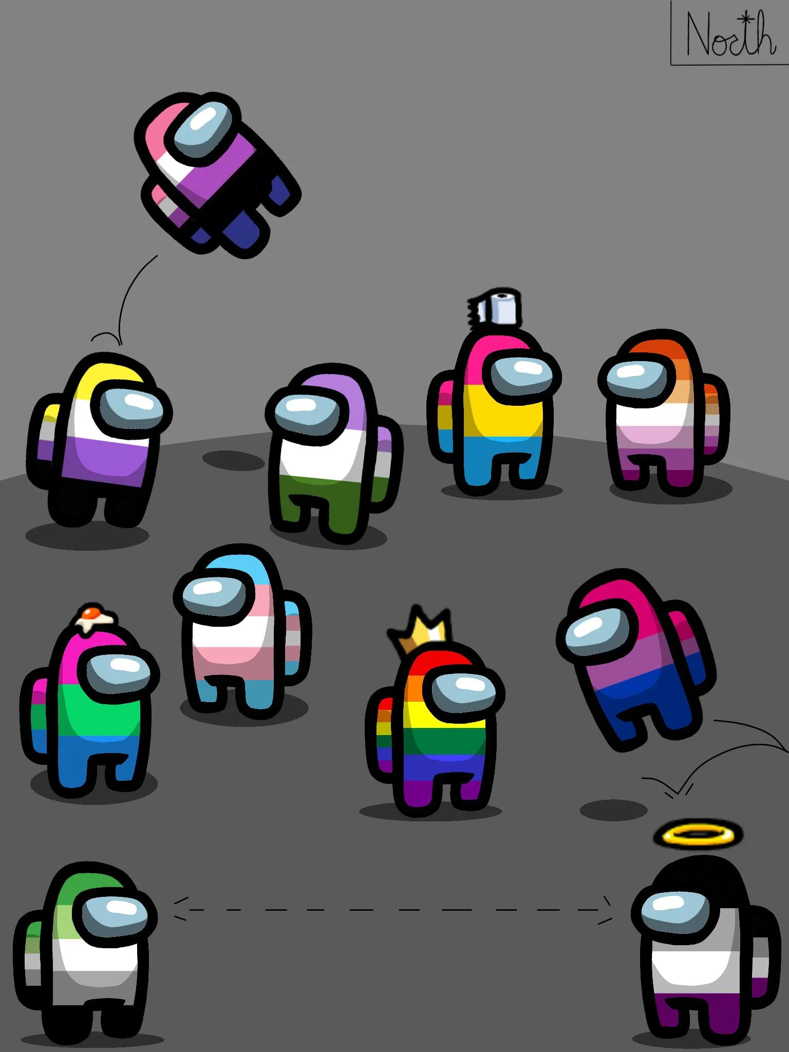 Among Us LGBTQ Wallpapers - Wallpaper Cave