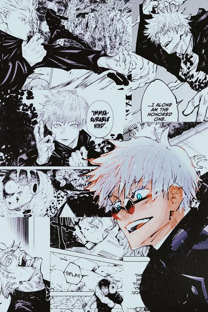 Gojo Manga Panel Wallpapers - Wallpaper Cave