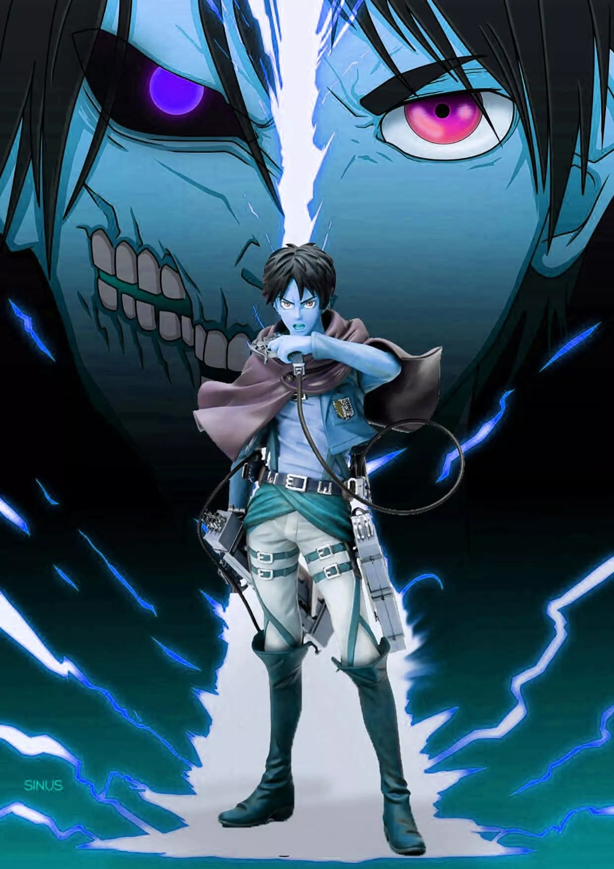 Attack On Titan Levi Phone Wallpapers - Wallpaper Cave