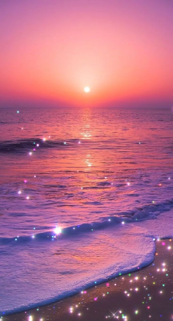 Glitter Aesthetic Sunset Wallpapers - Wallpaper Cave