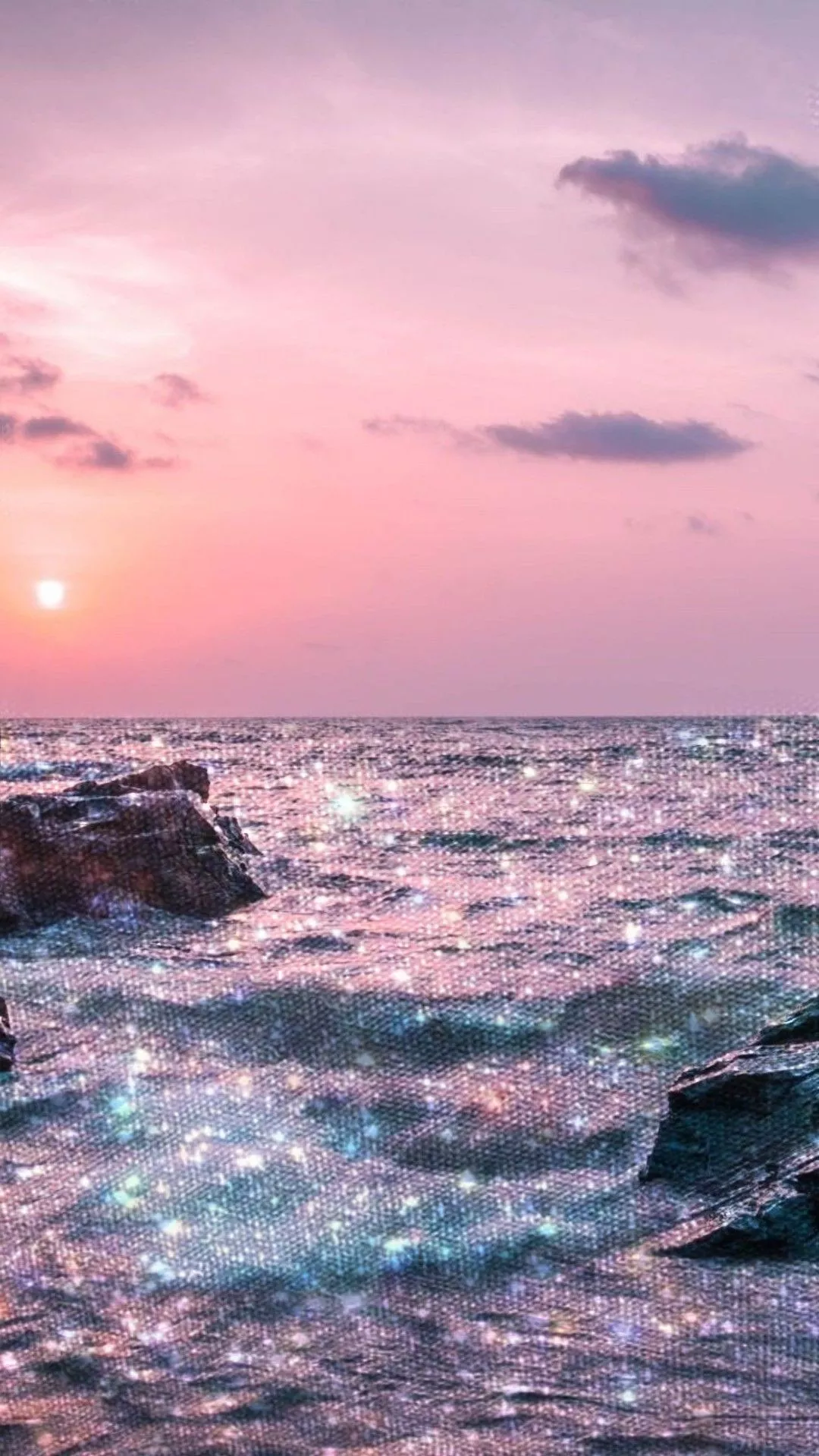 Glitter Aesthetic Sunset Wallpapers - Wallpaper Cave