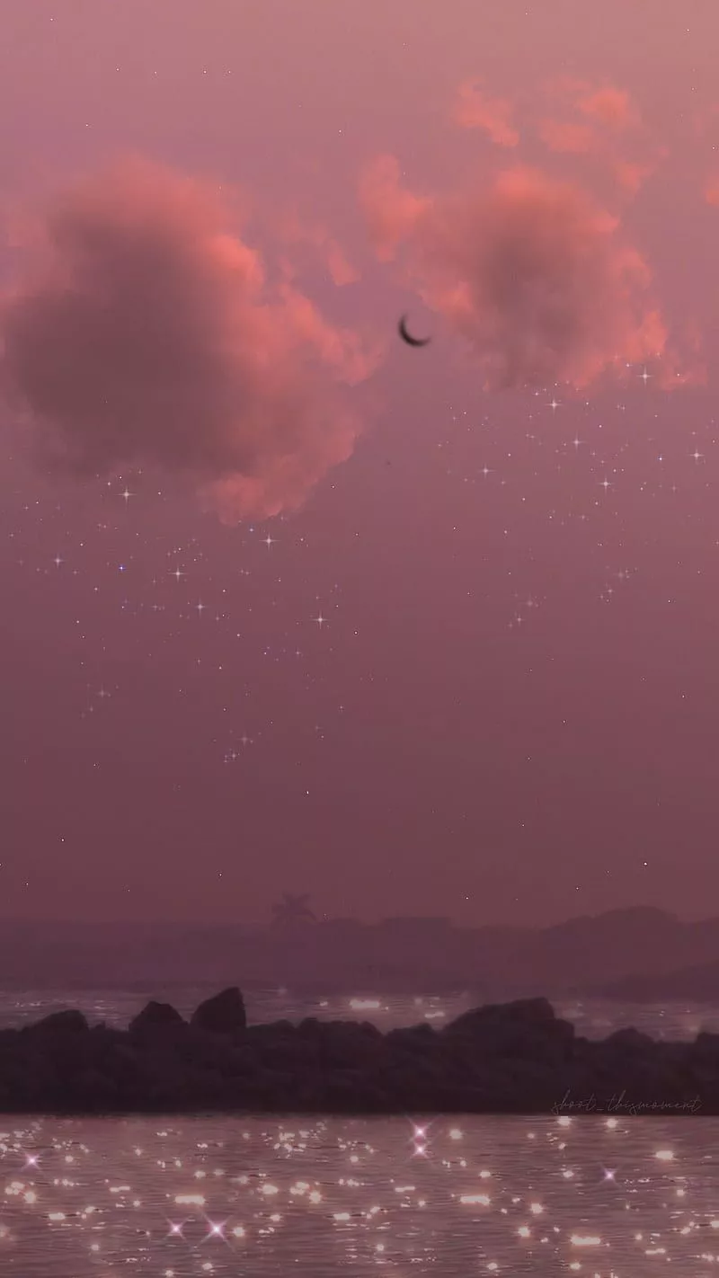 Glitter Aesthetic Sunset Wallpapers - Wallpaper Cave