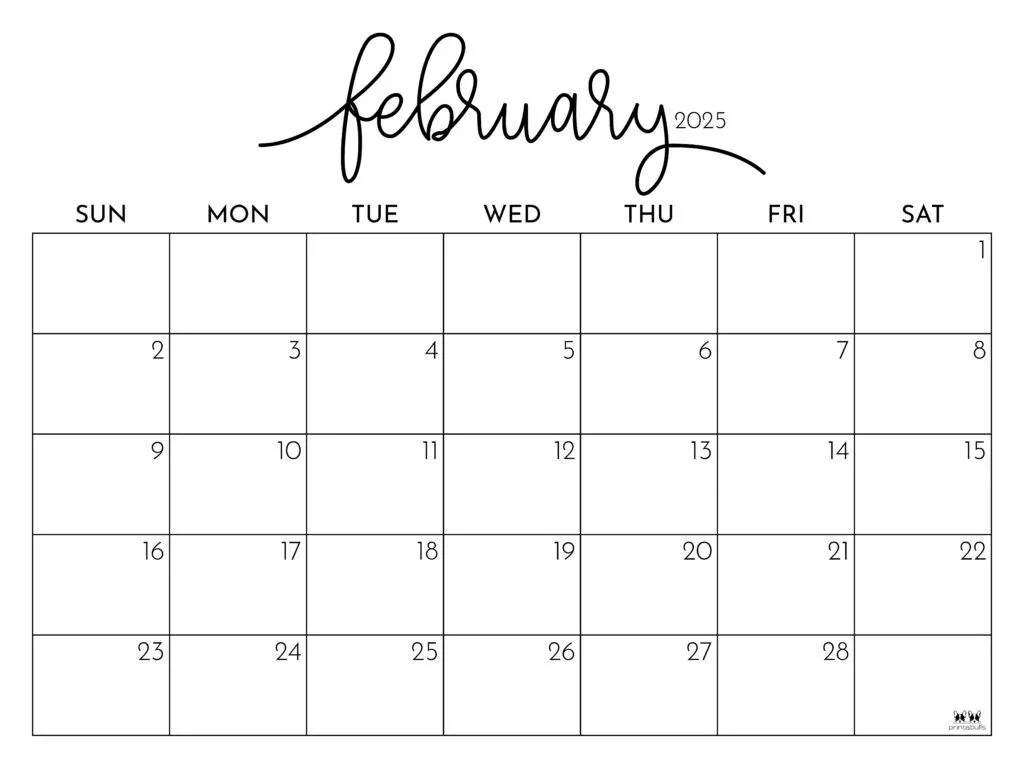 February 2025 Calendar Wallpapers - Wallpaper Cave