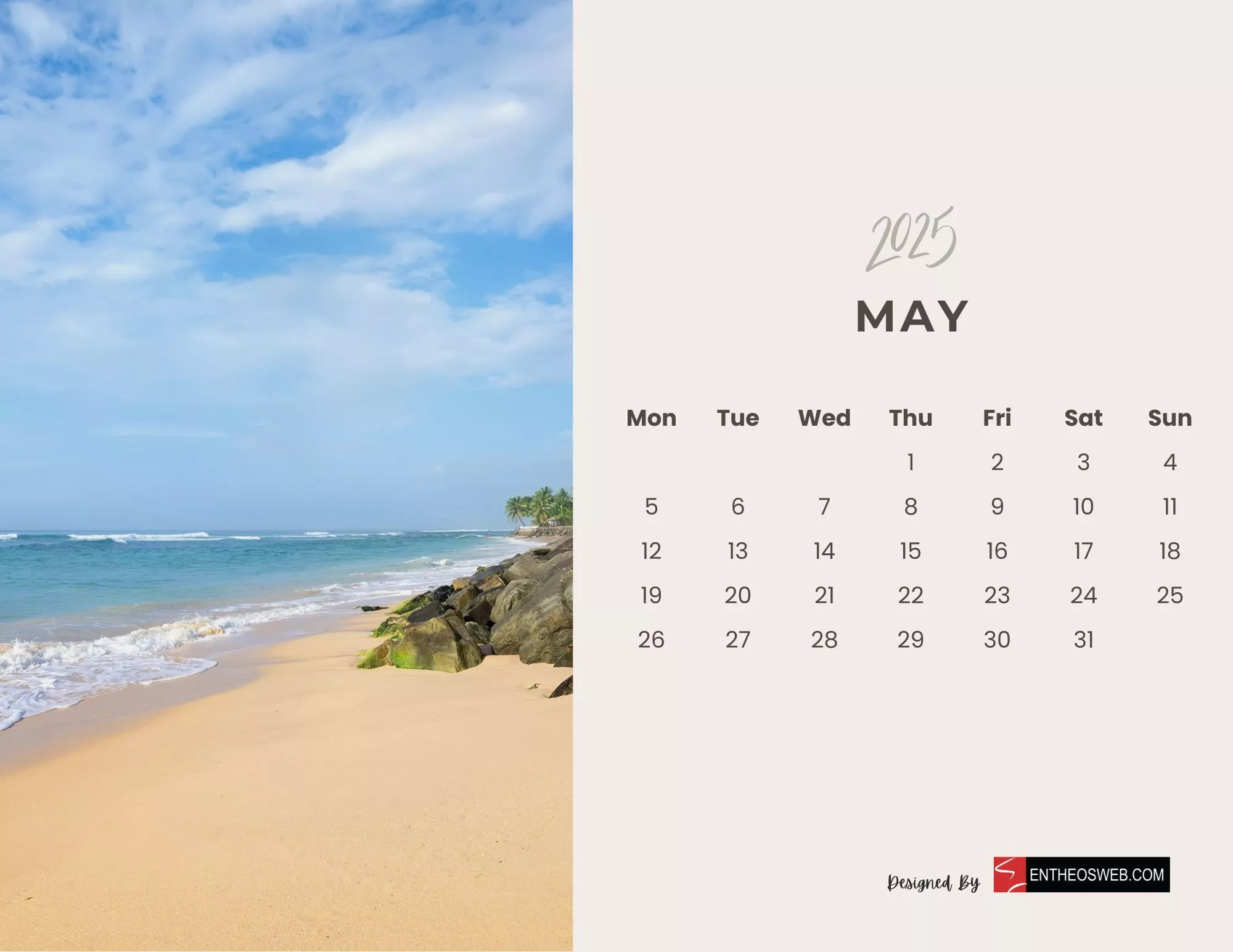 May 2025 Calendar Wallpapers - Wallpaper Cave