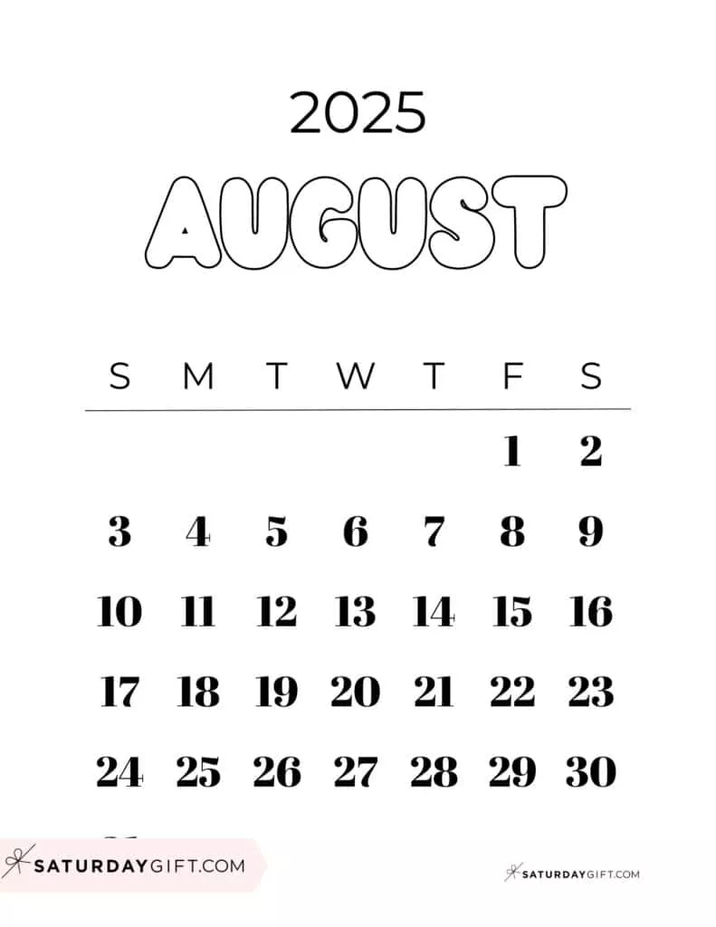 August 2025 Calendar Wallpapers - Wallpaper Cave