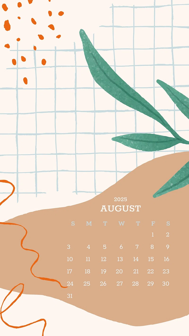 August 2025 Calendar Wallpapers - Wallpaper Cave