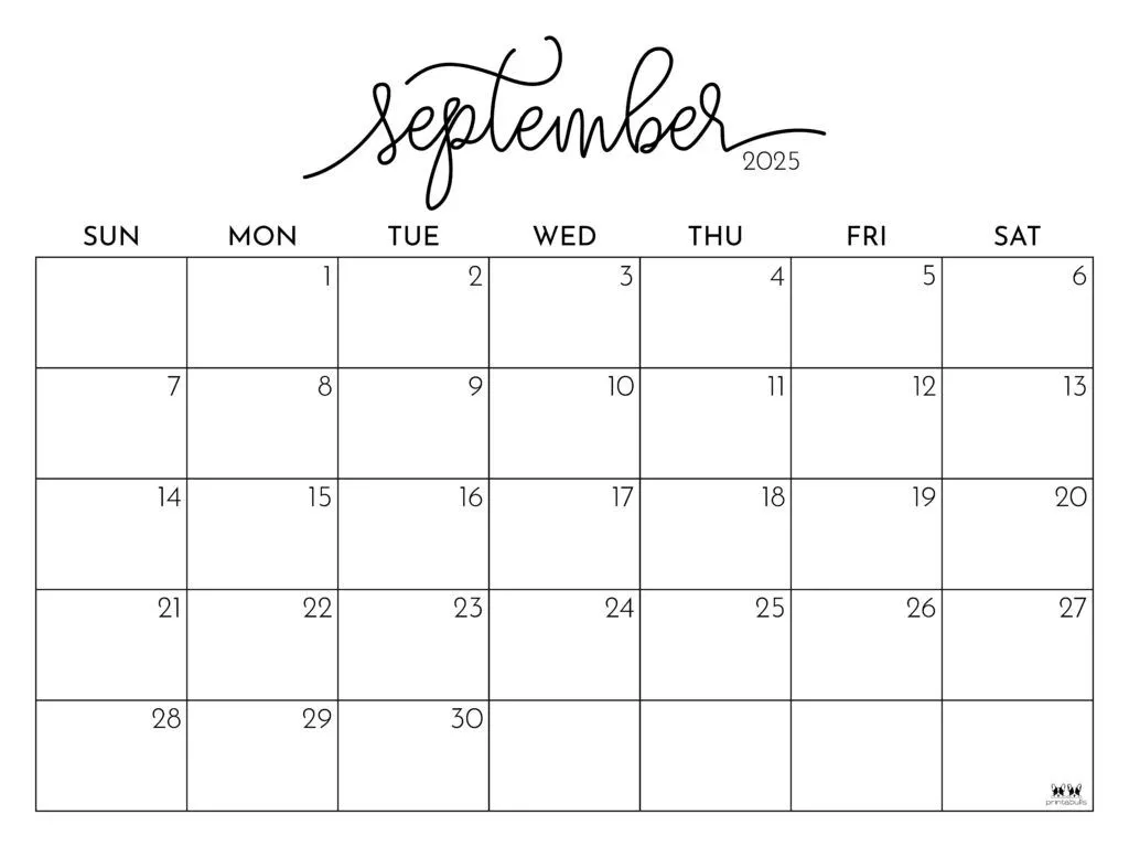 September 2025 Calendar Wallpapers - Wallpaper Cave