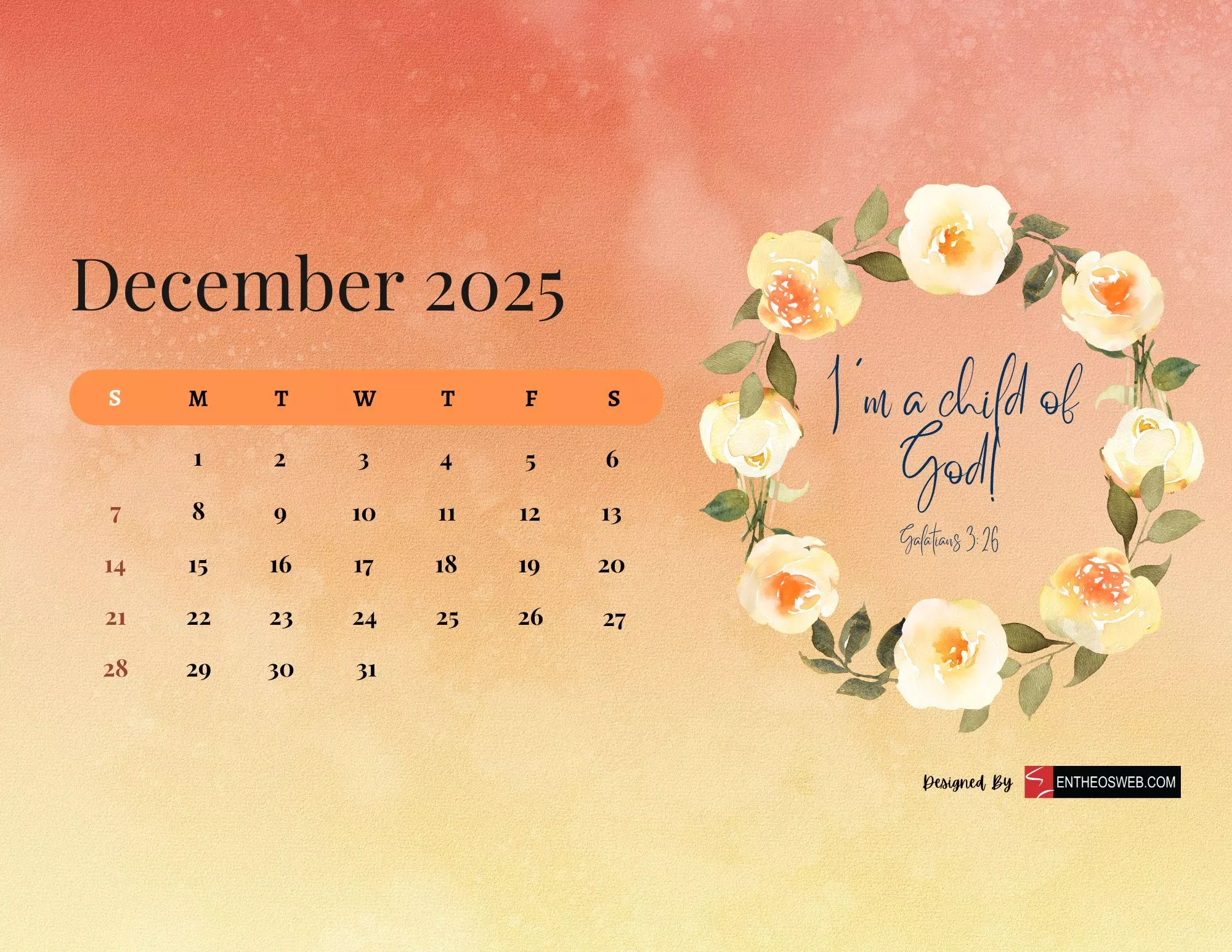 December 2025 Calendar Wallpapers - Wallpaper Cave