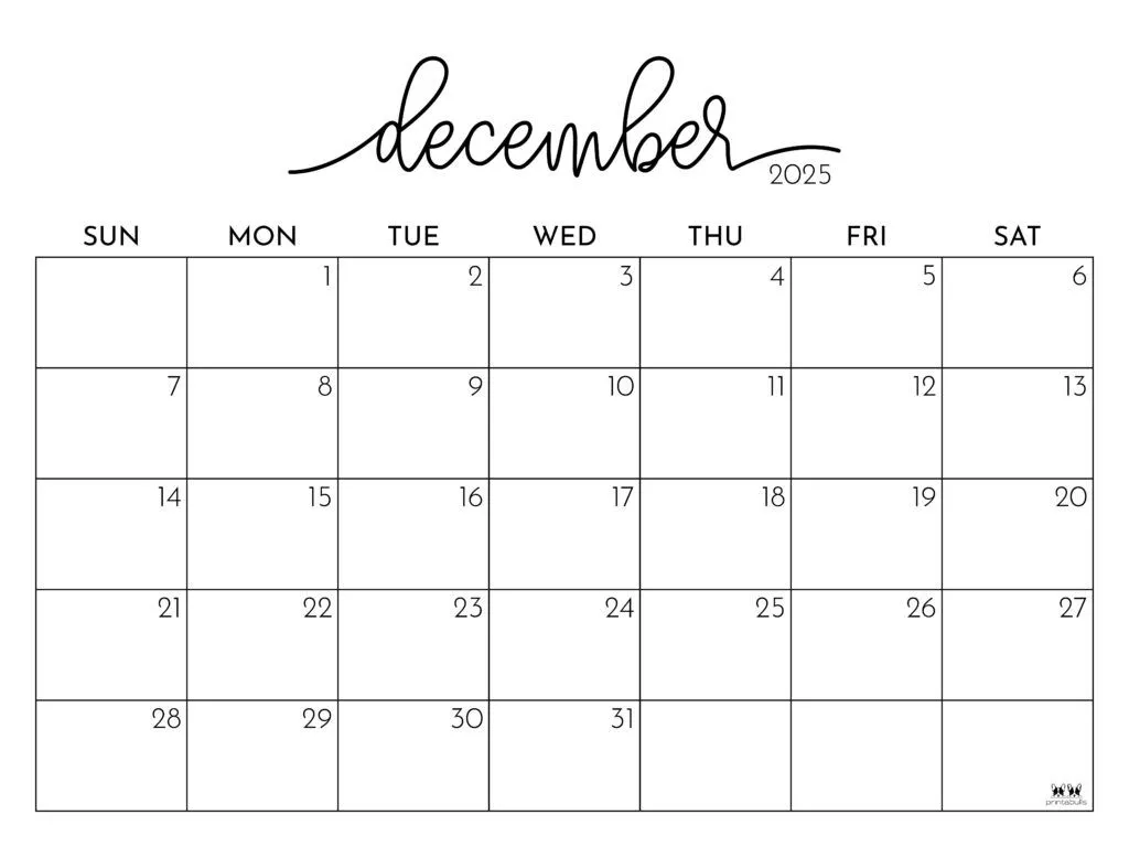 December 2025 Calendar Wallpapers - Wallpaper Cave