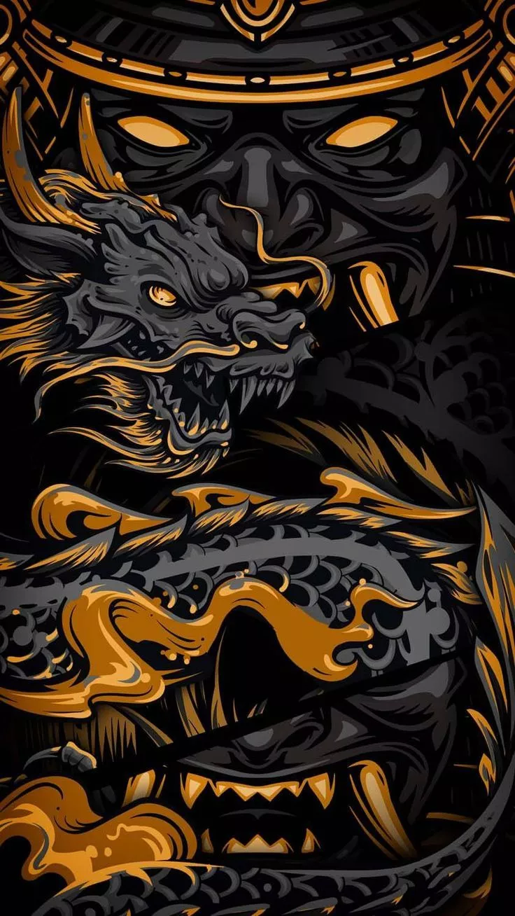 Samurai Vs Dragon Wallpapers - Wallpaper Cave