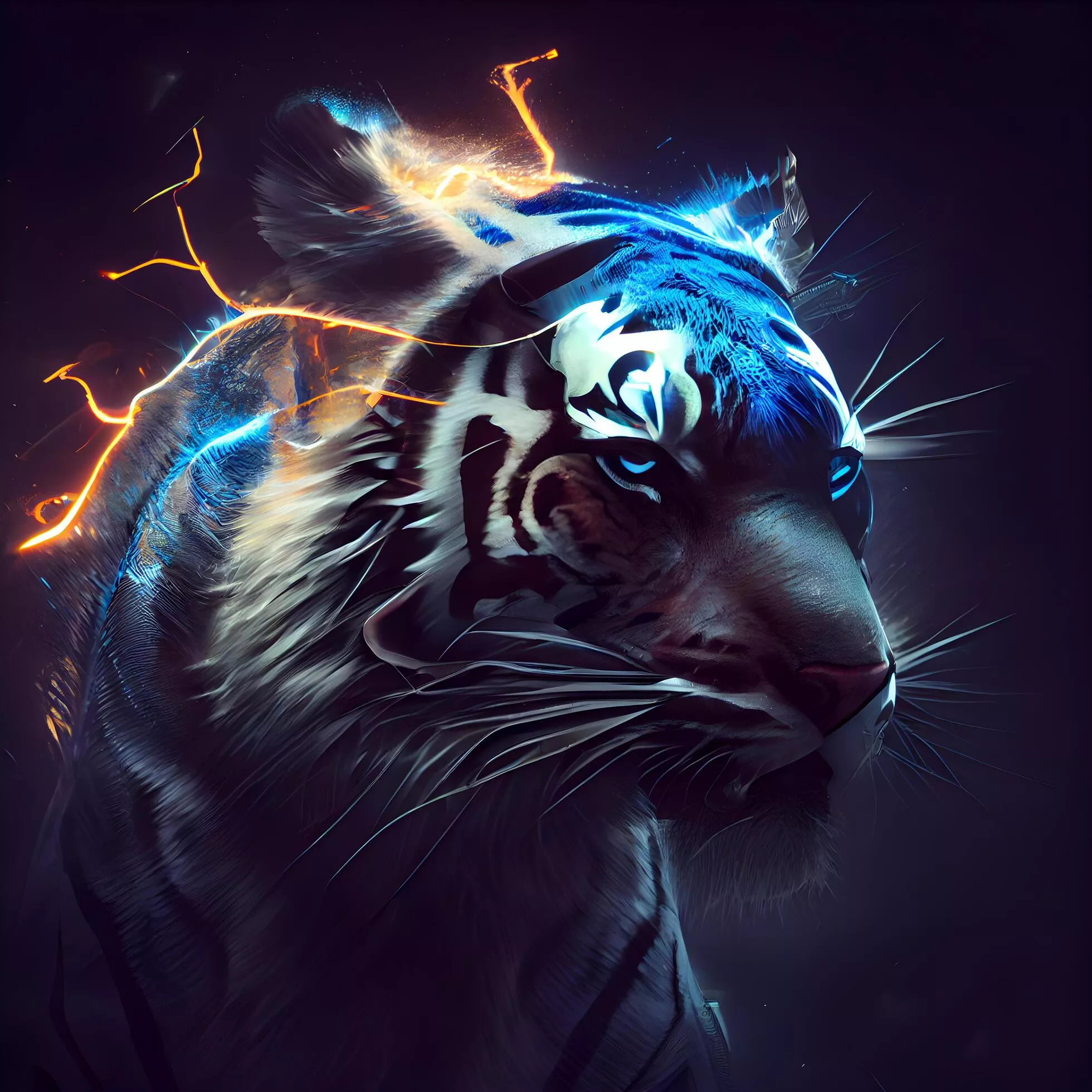 Lightning Tiger Wallpapers - Wallpaper Cave