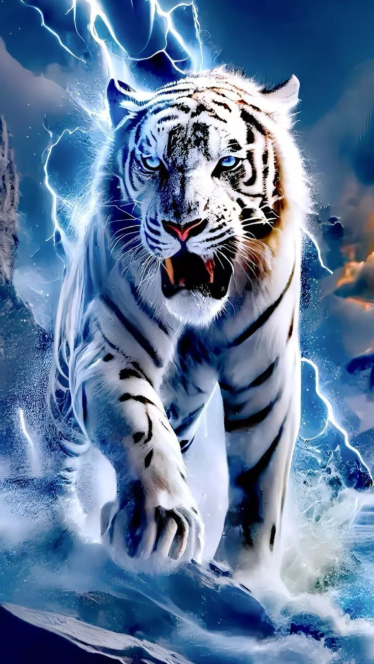 Lightning Tiger Wallpapers - Wallpaper Cave