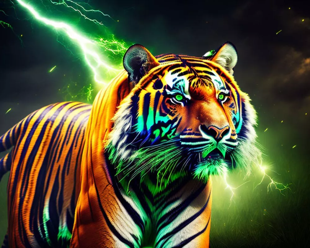 Lightning Tiger Wallpapers - Wallpaper Cave