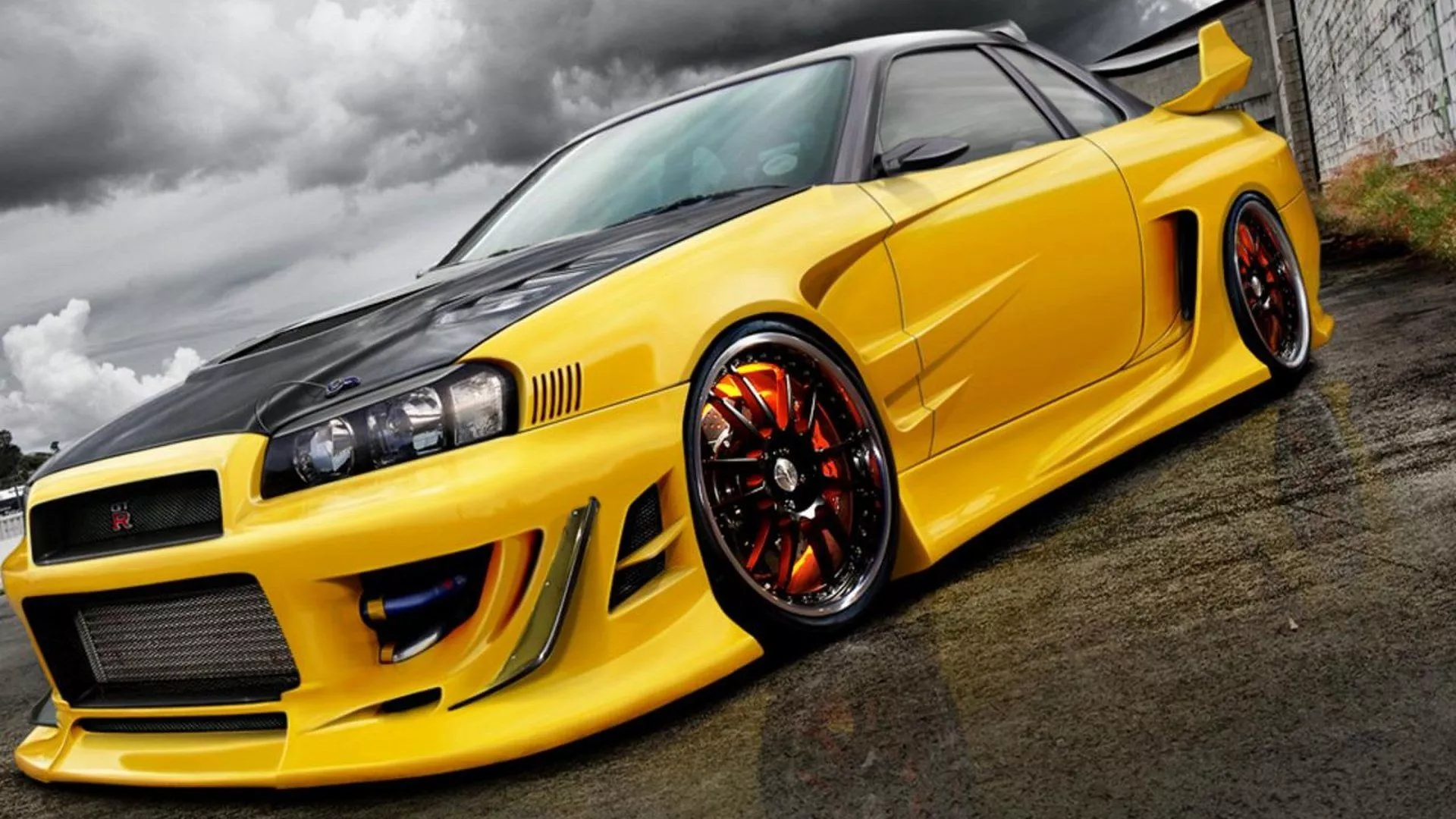 Yellow Nissan GTR Wallpapers - Wallpaper Cave