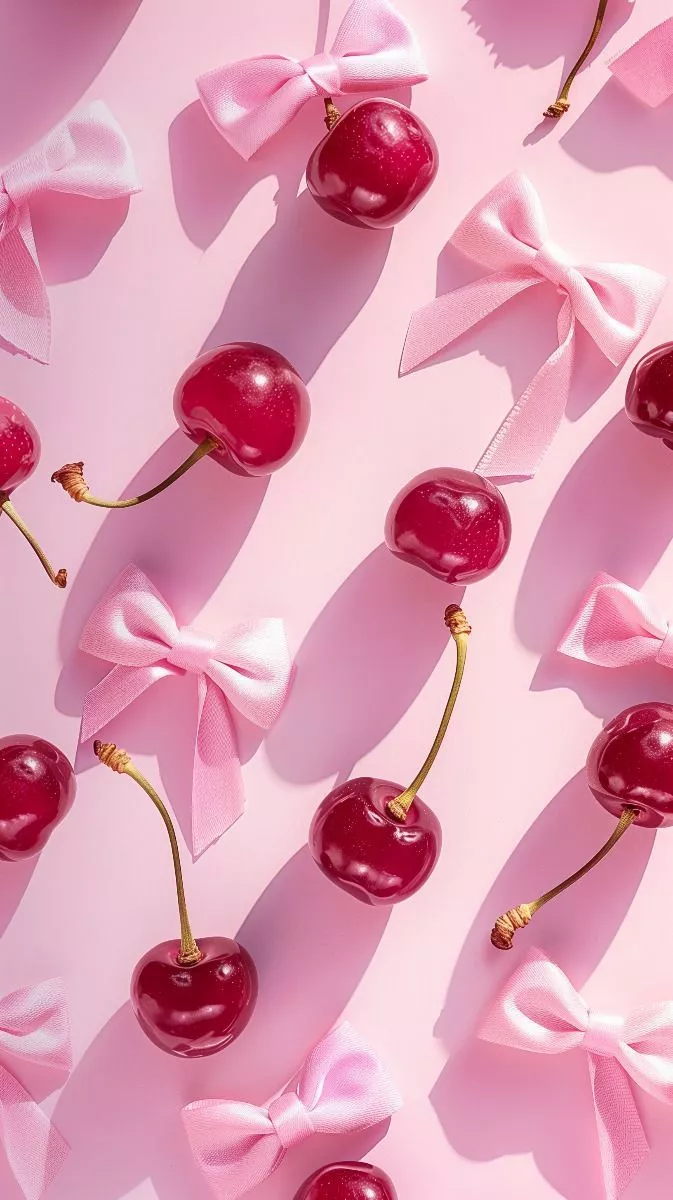 Bows And Cherries Wallpapers - Wallpaper Cave