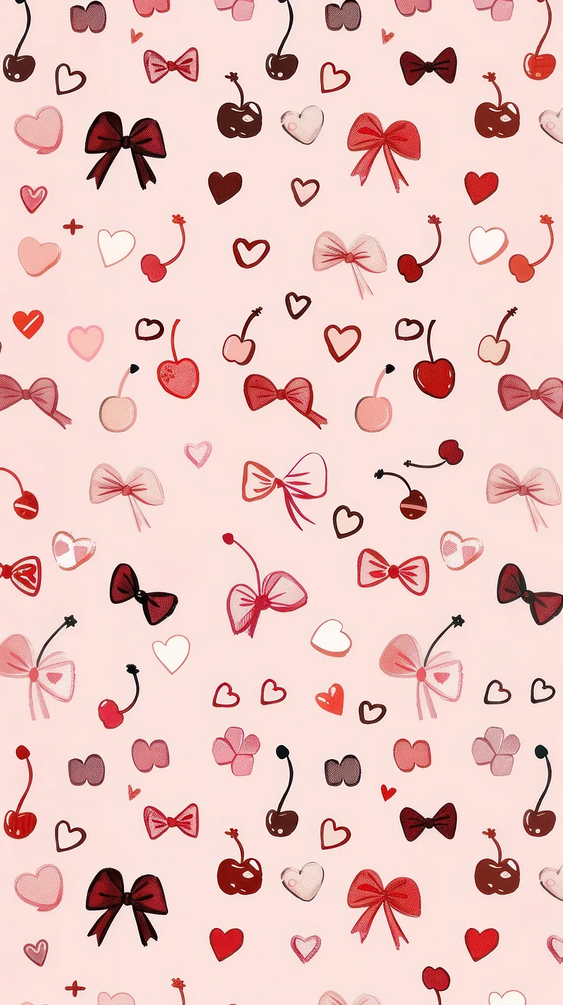 Bows And Cherries Wallpapers - Wallpaper Cave