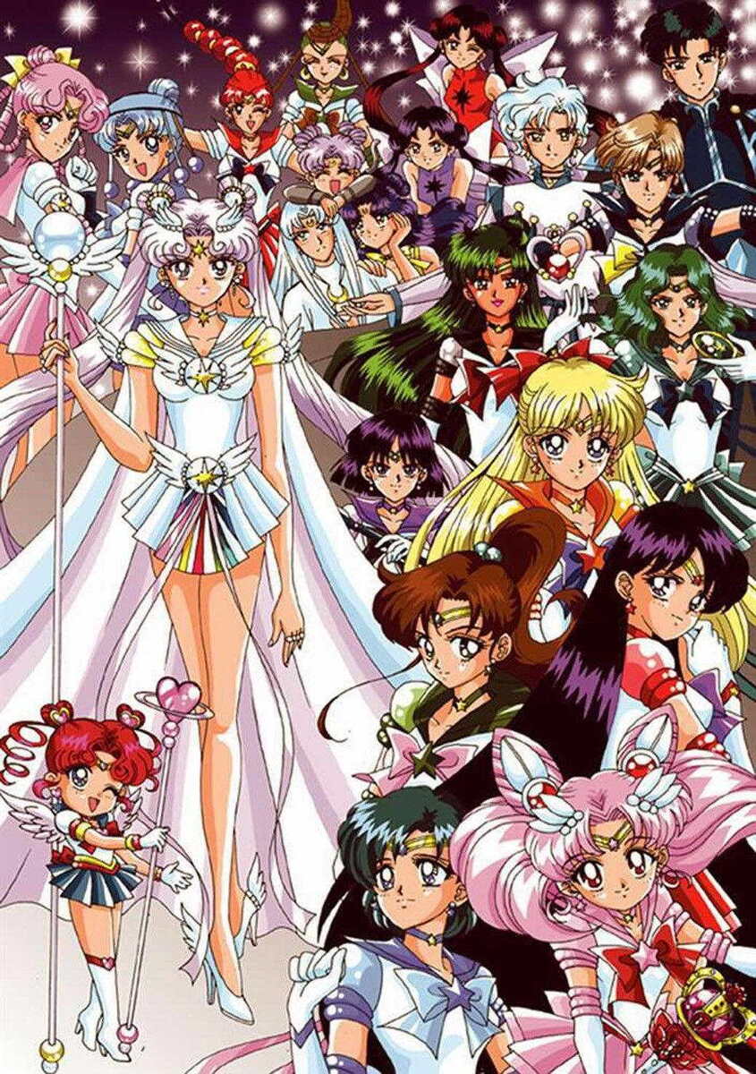 Sailor Moon All Characters Wallpapers - Wallpaper Cave