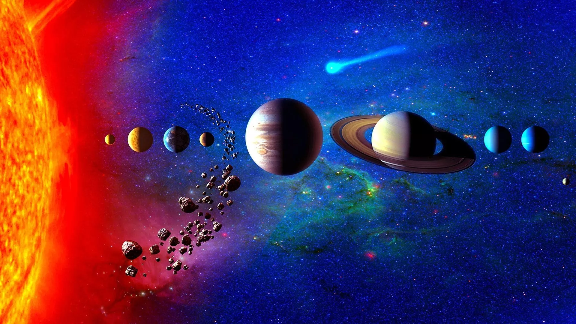 Solar System Desktop Wallpapers - Wallpaper Cave