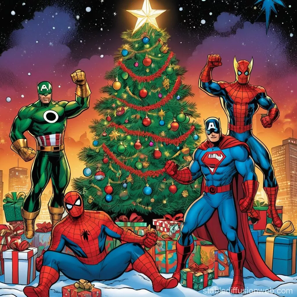 Marvel And DC Christmas Wallpapers - Wallpaper Cave