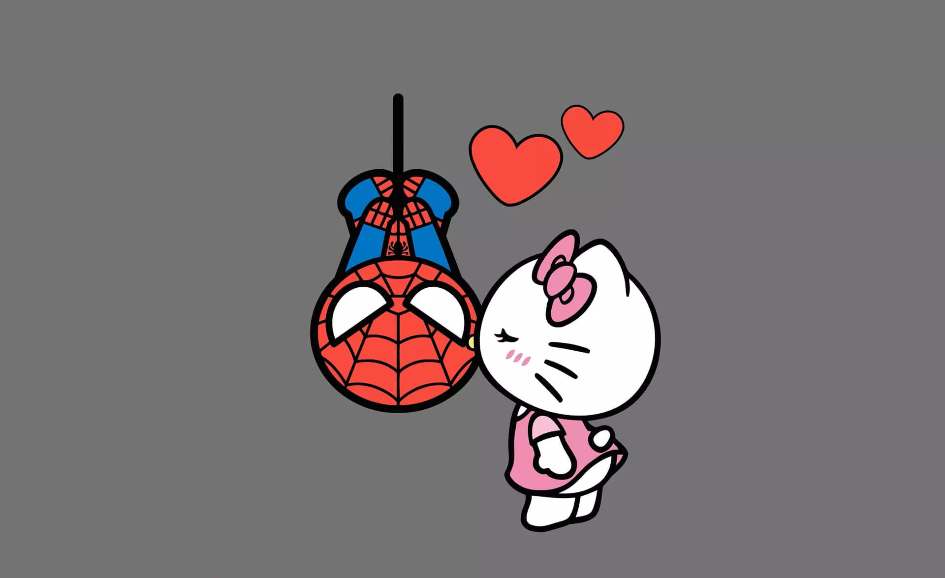 Spider-Man And Hello Kitty Laptop Wallpapers - Wallpaper Cave