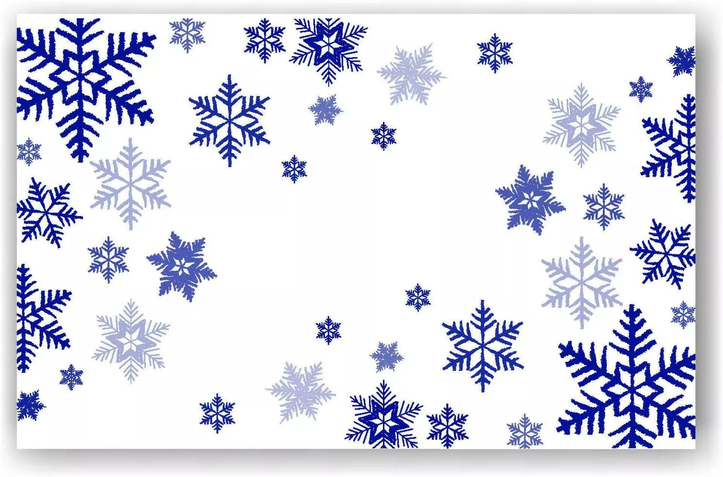 Blue Snowflakes Wallpapers - Wallpaper Cave