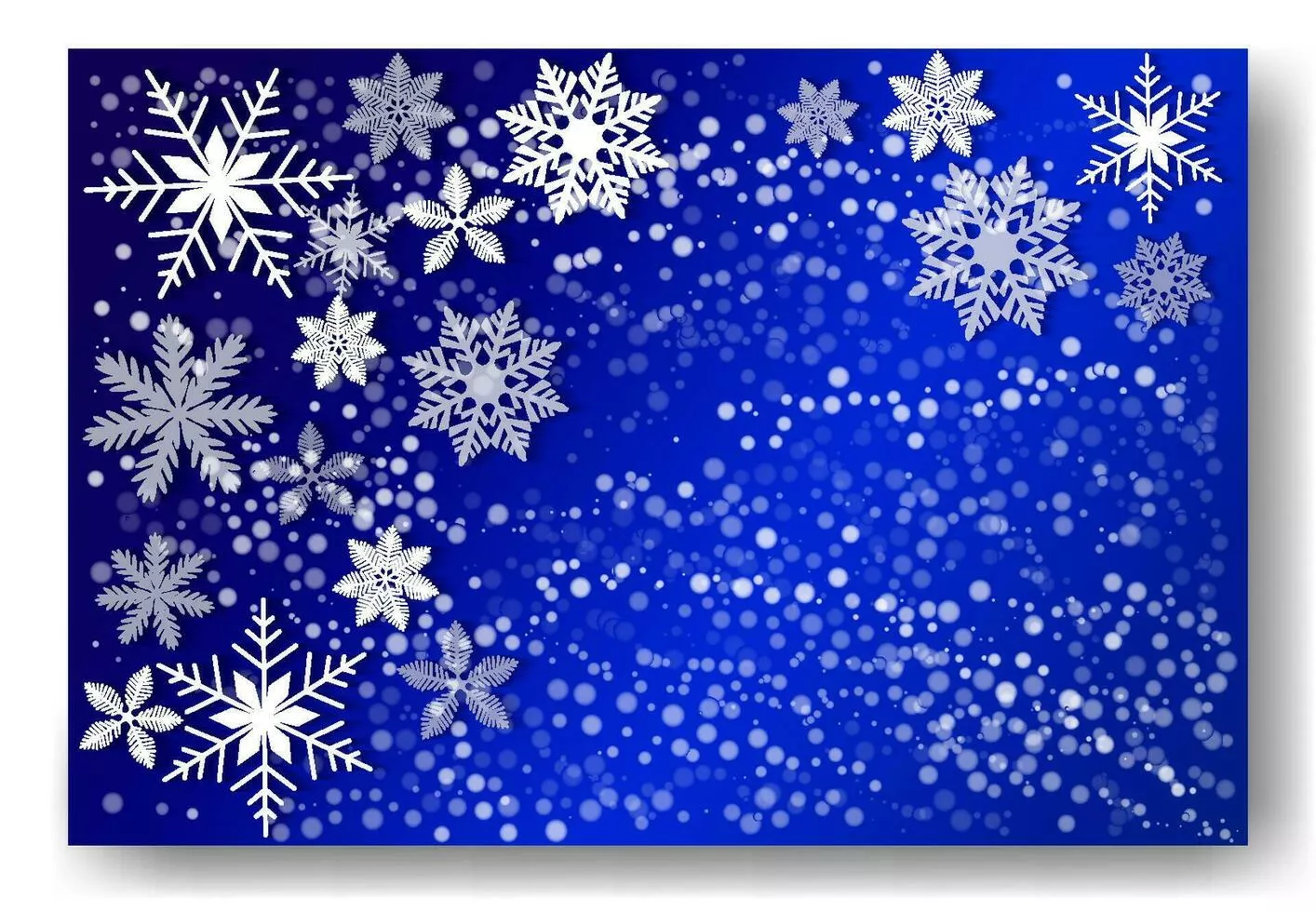 Blue Snowflakes Wallpapers - Wallpaper Cave