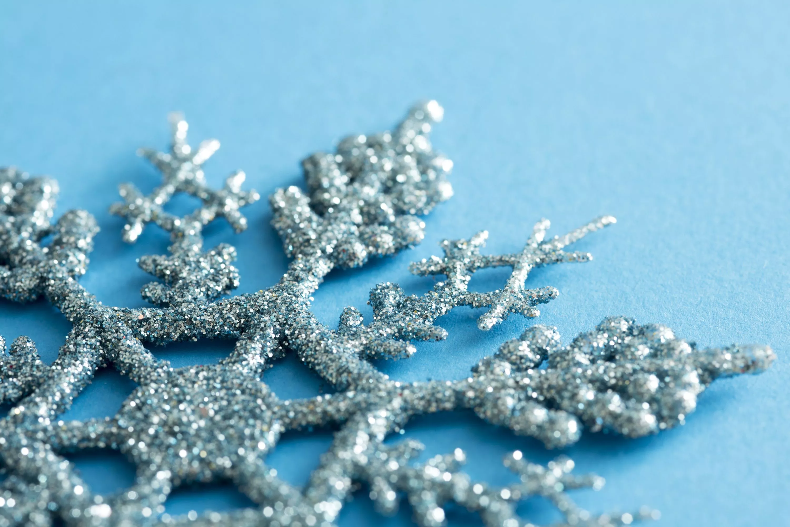 Blue Snowflakes Wallpapers - Wallpaper Cave