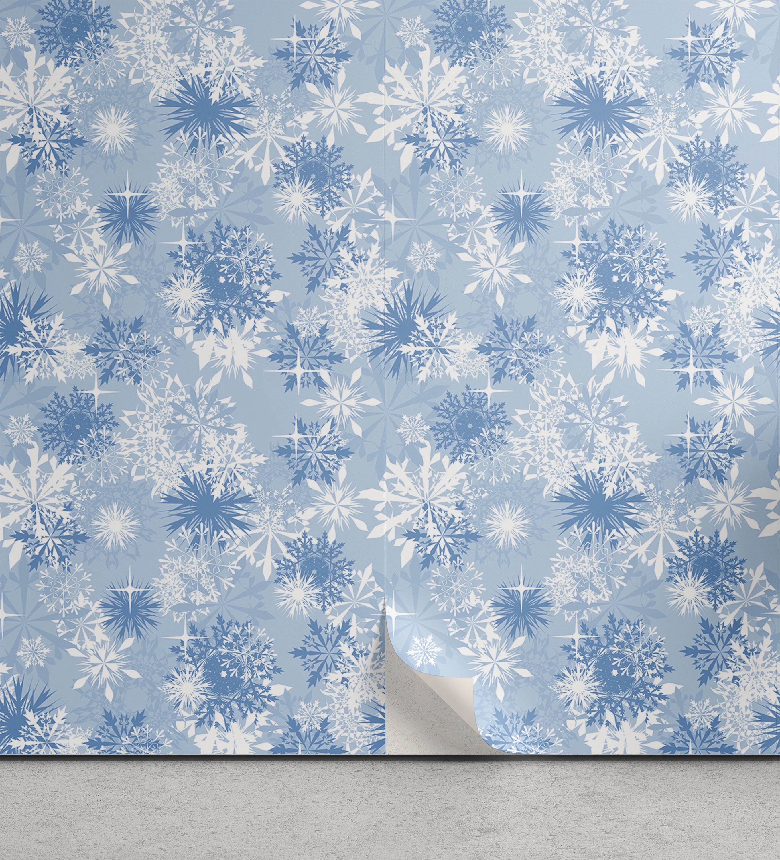 Blue Snowflakes Wallpapers - Wallpaper Cave