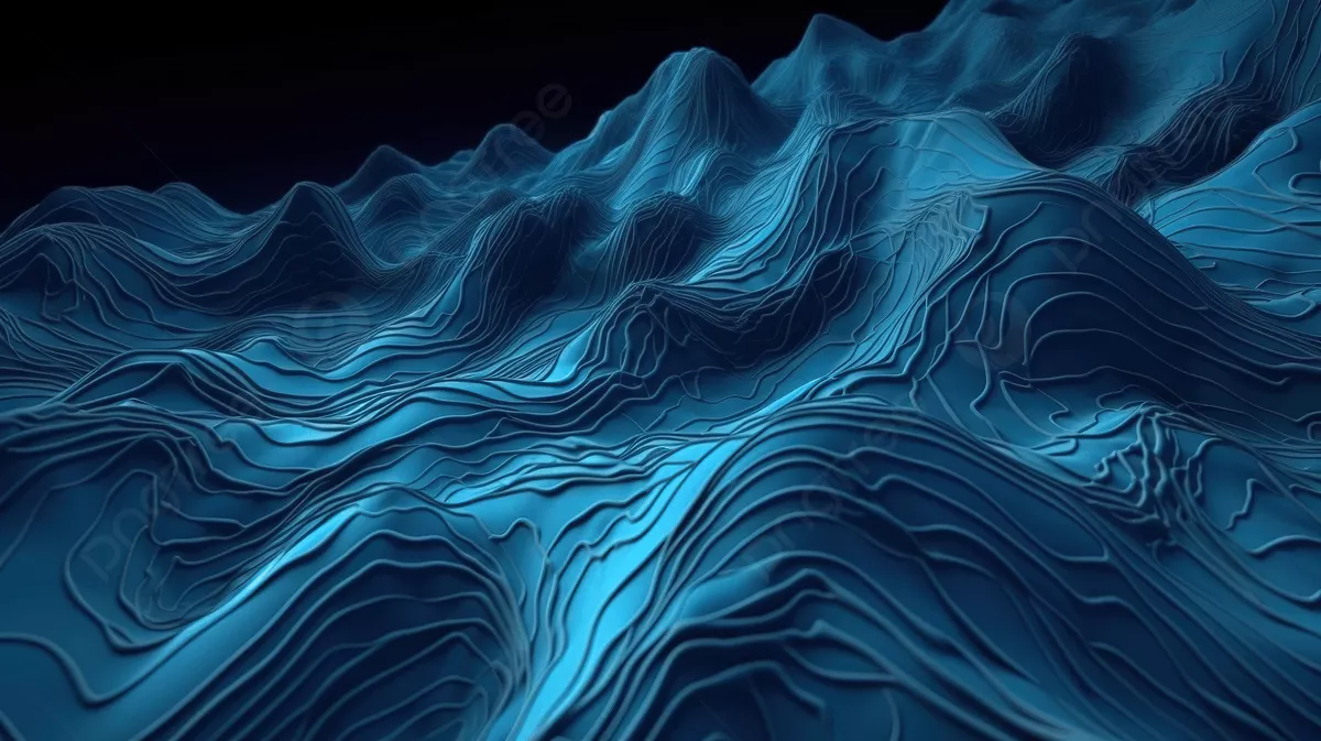 Blue Topographic Wallpapers - Wallpaper Cave
